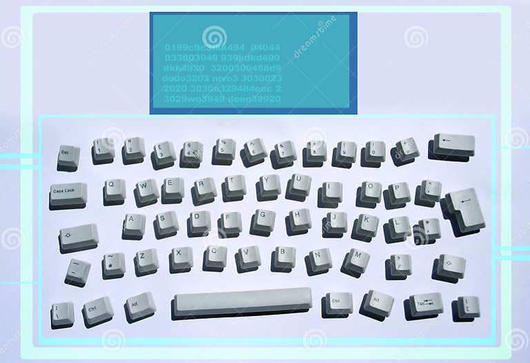 Messy keyboard stock image. Image of computer, broken, business - 711229