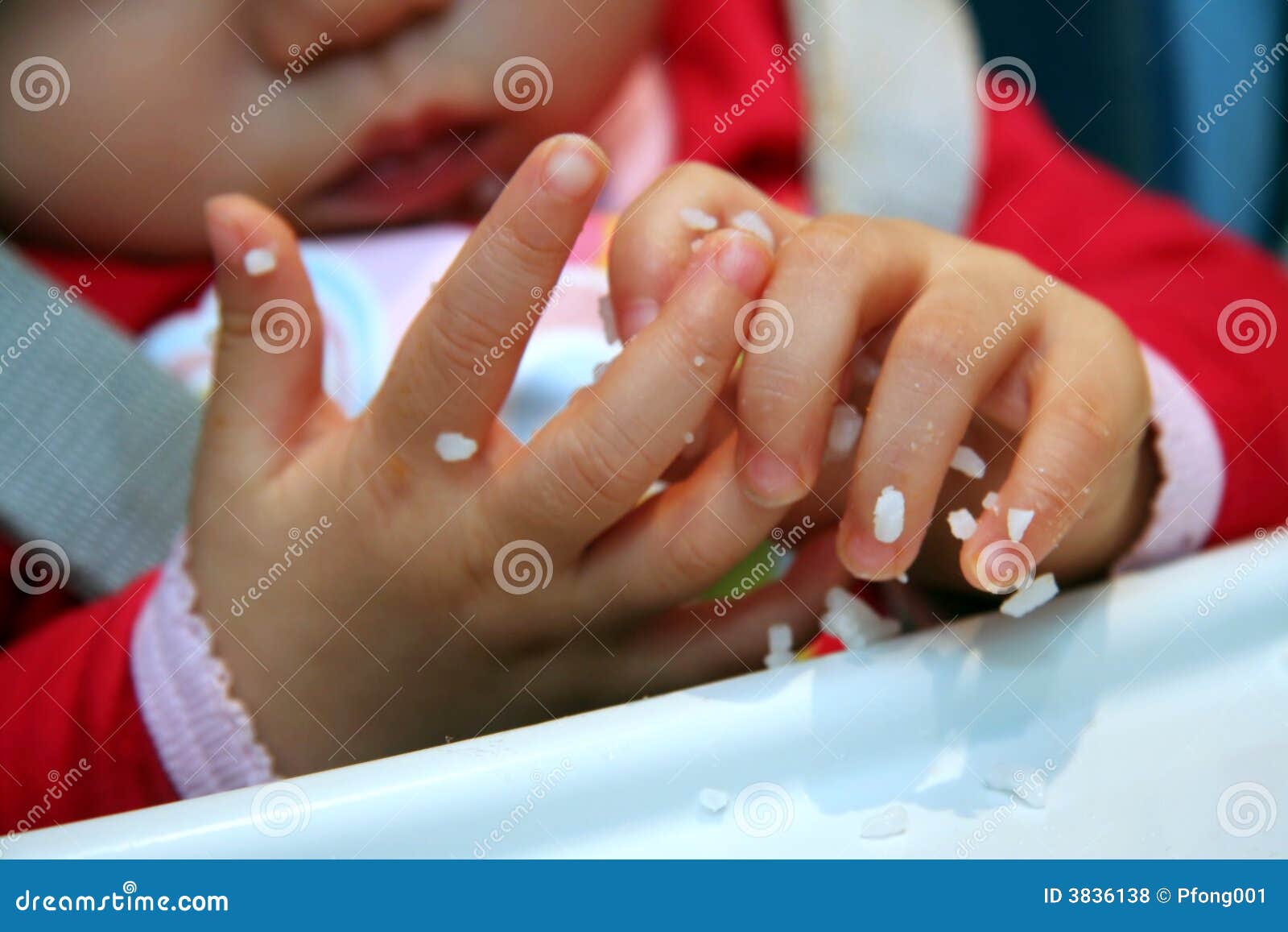 Messy Little Hands stock photo. Image of fingers, close - 3836138