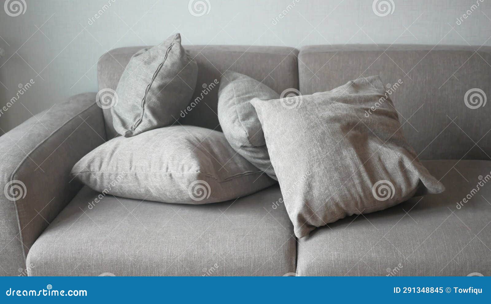 Messy Modern Grey Sofa Top View Stock Video - Video of alley ...