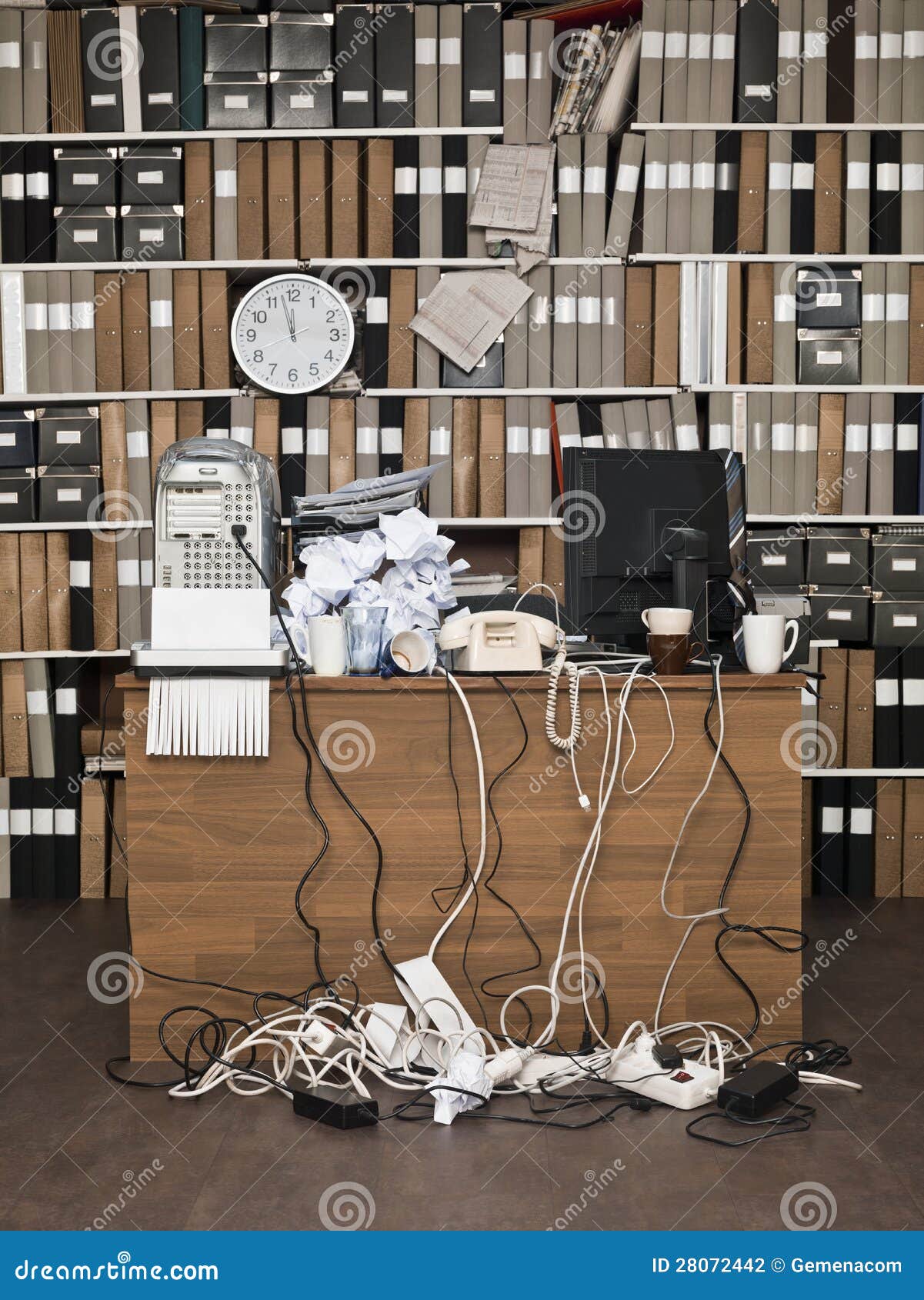 Messy Office stock photo. Image of objects, messy, papers - 28072442
