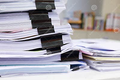 Messy office table stock photo. Image of financial, clean - 32055688