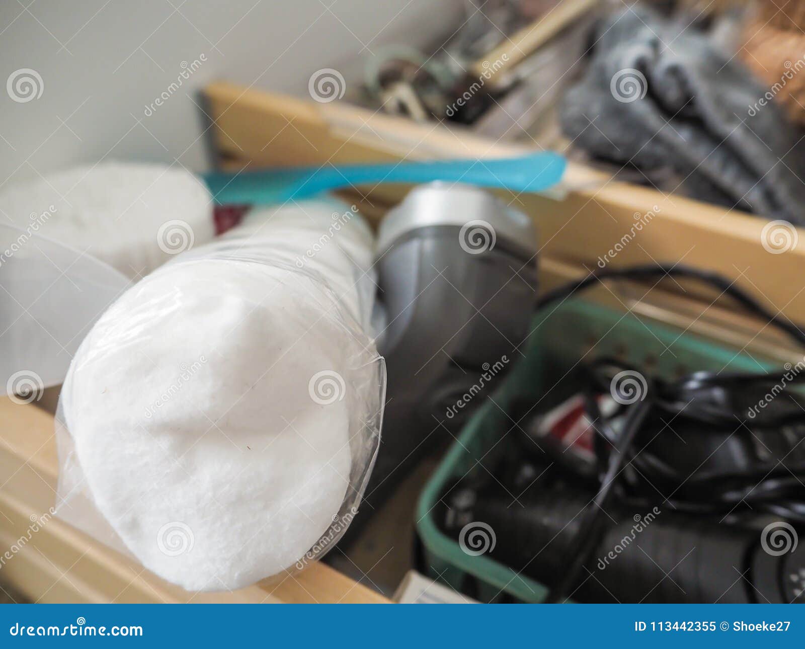 Messy Open Suitcase Stock Image | CartoonDealer.com #4564231