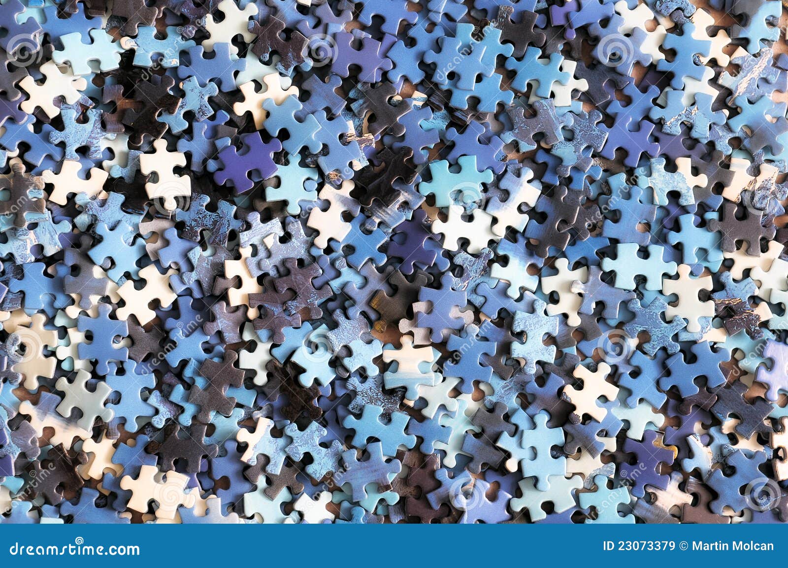 Messy pile of puzzle stock image. Image of idea, materials - 23073379