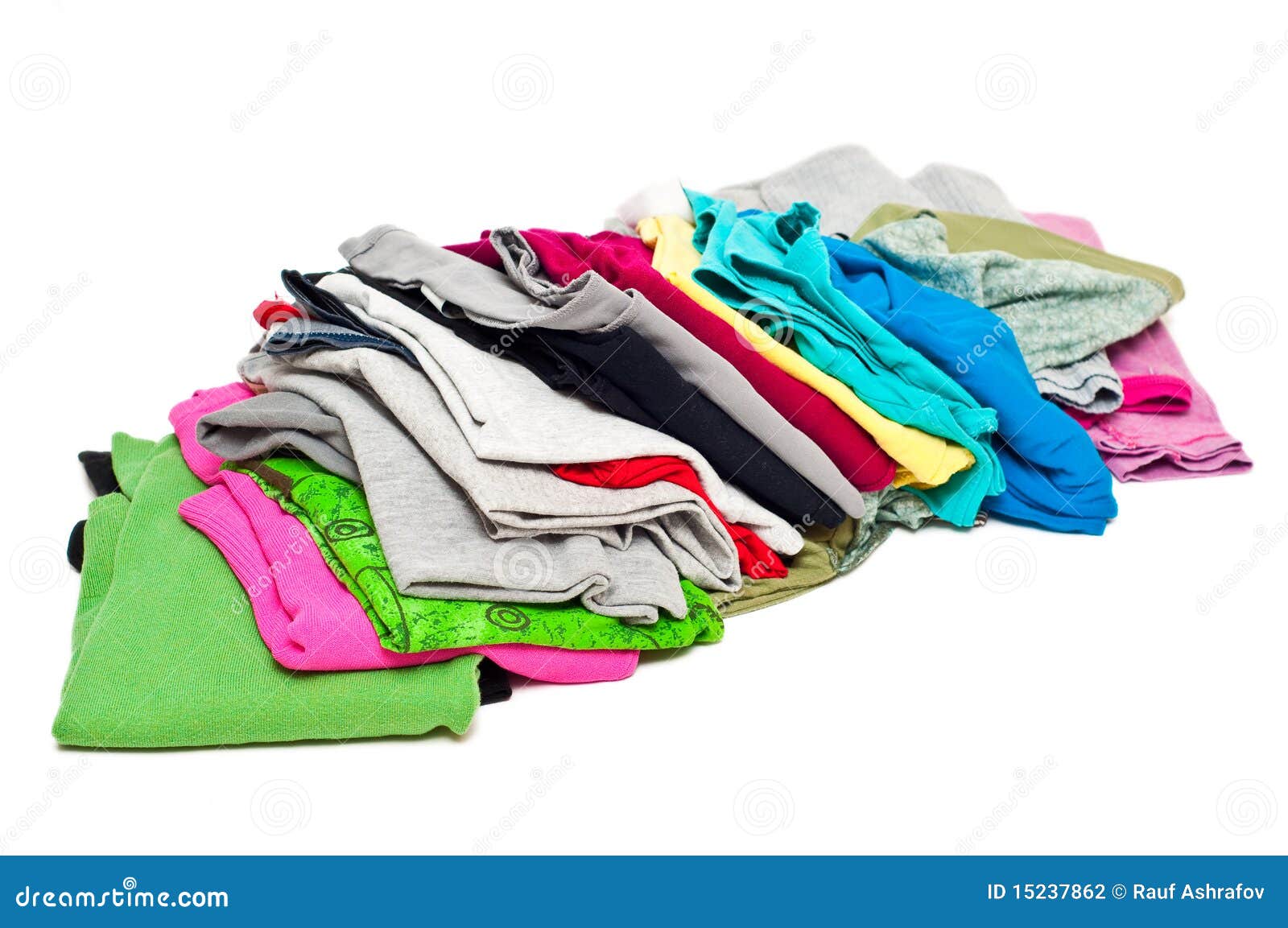 Messy Pile Of Woman Clothes Stock Photography - Image: 15237862