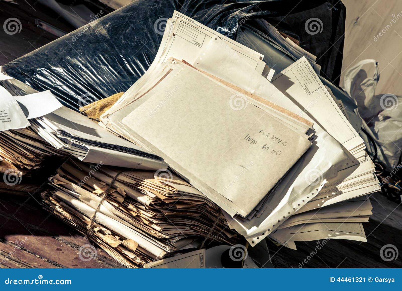 Messy Place with Plastic Bag Editorial Photo - Image of interior, pile ...