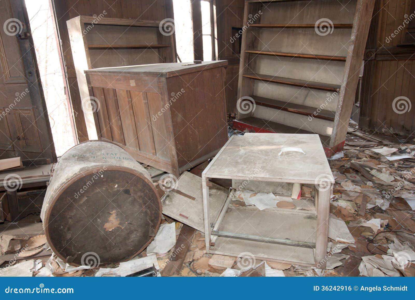 Trashed Messy Room Stock Photography | CartoonDealer.com #36242906