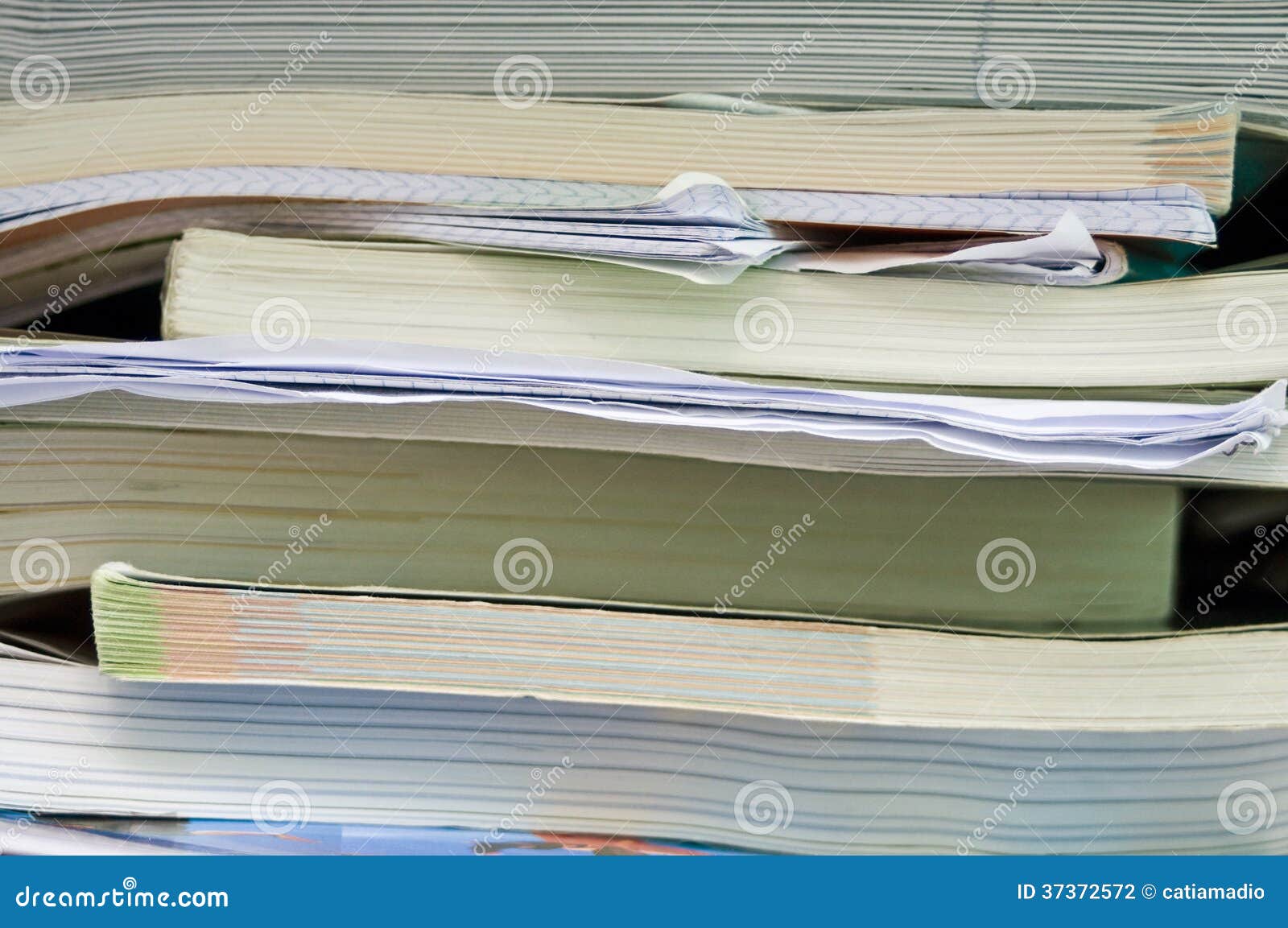 Messy school books stock photo. Image of still, school - 37372572