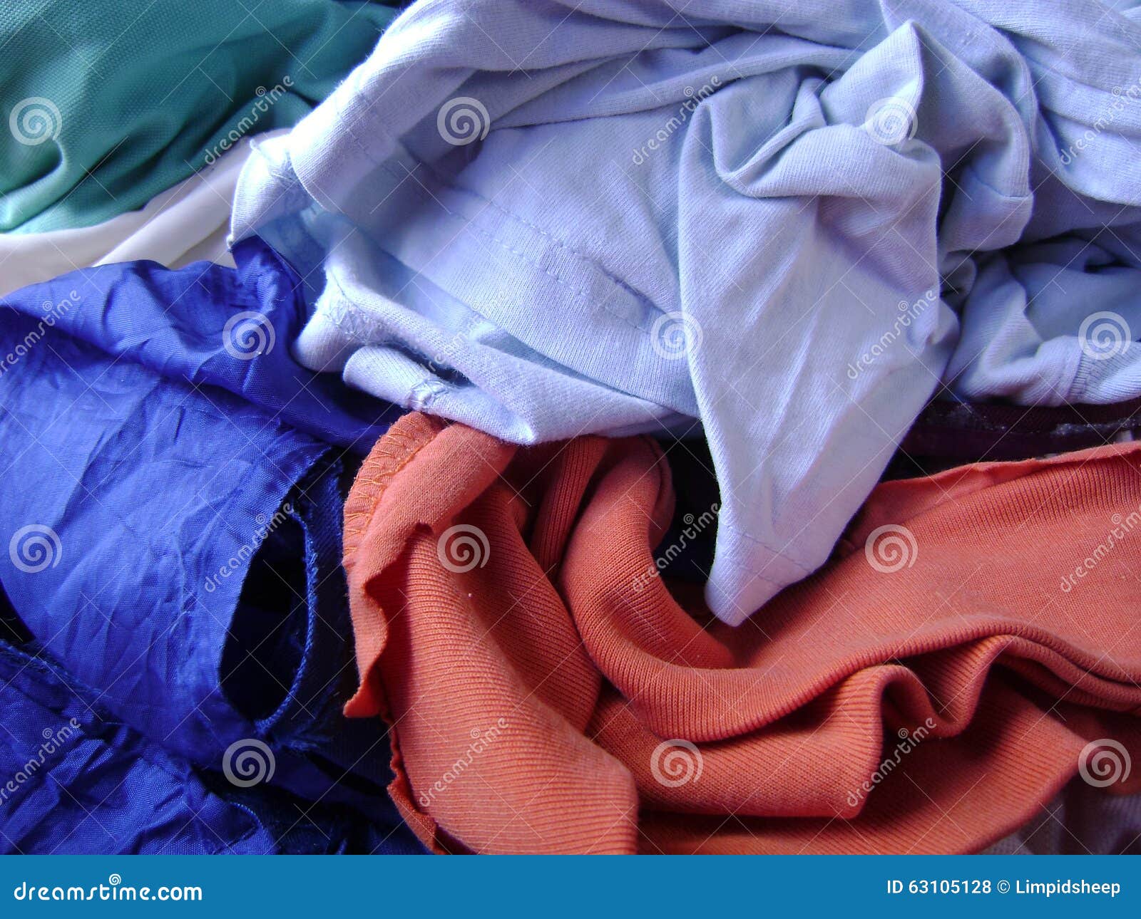 Messy Silk Clothing Background Stock Photo - Image of abstract, heap ...