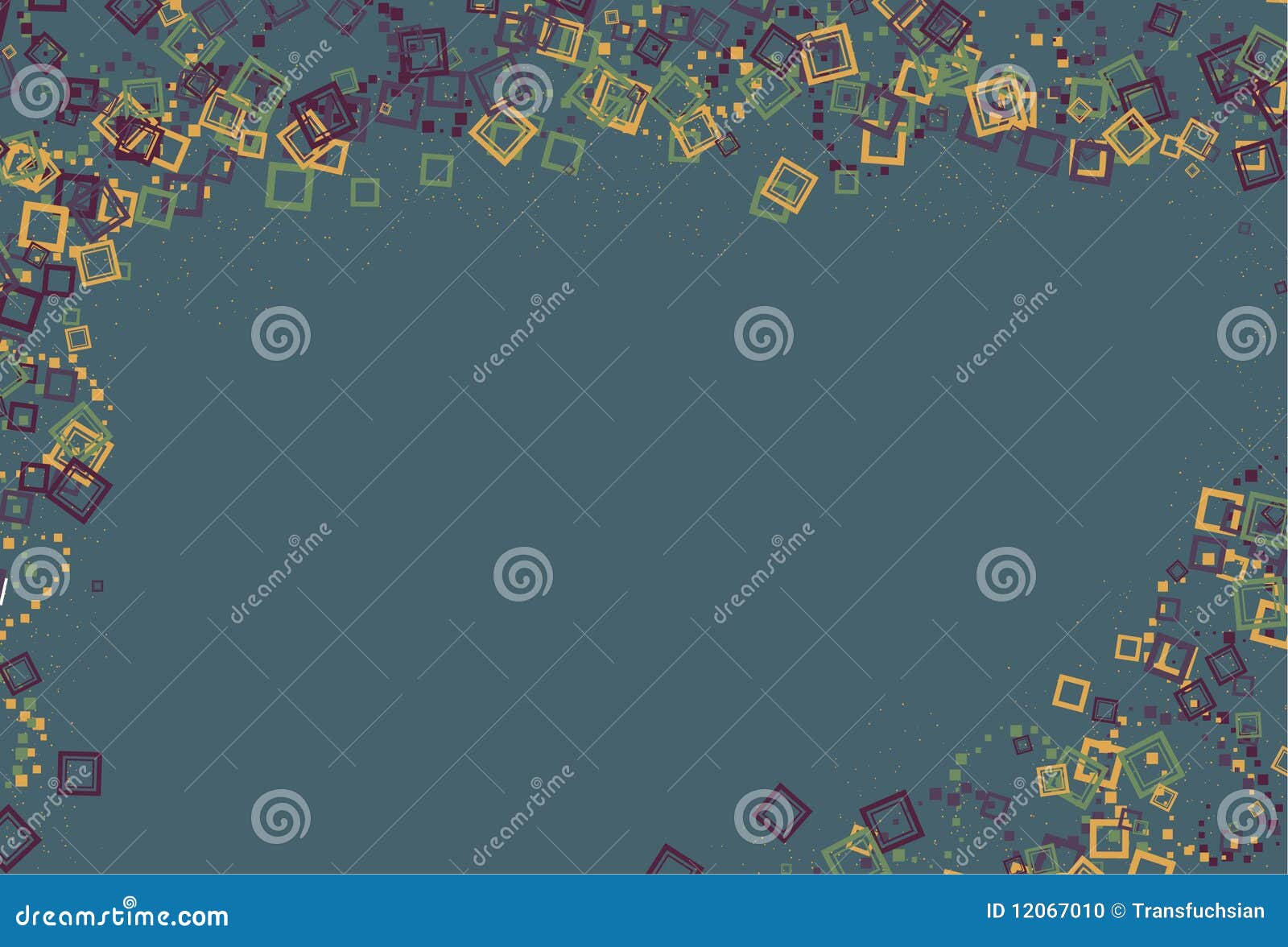 Messy Square Shape Page Border Stock Vector - Illustration of abstract ...