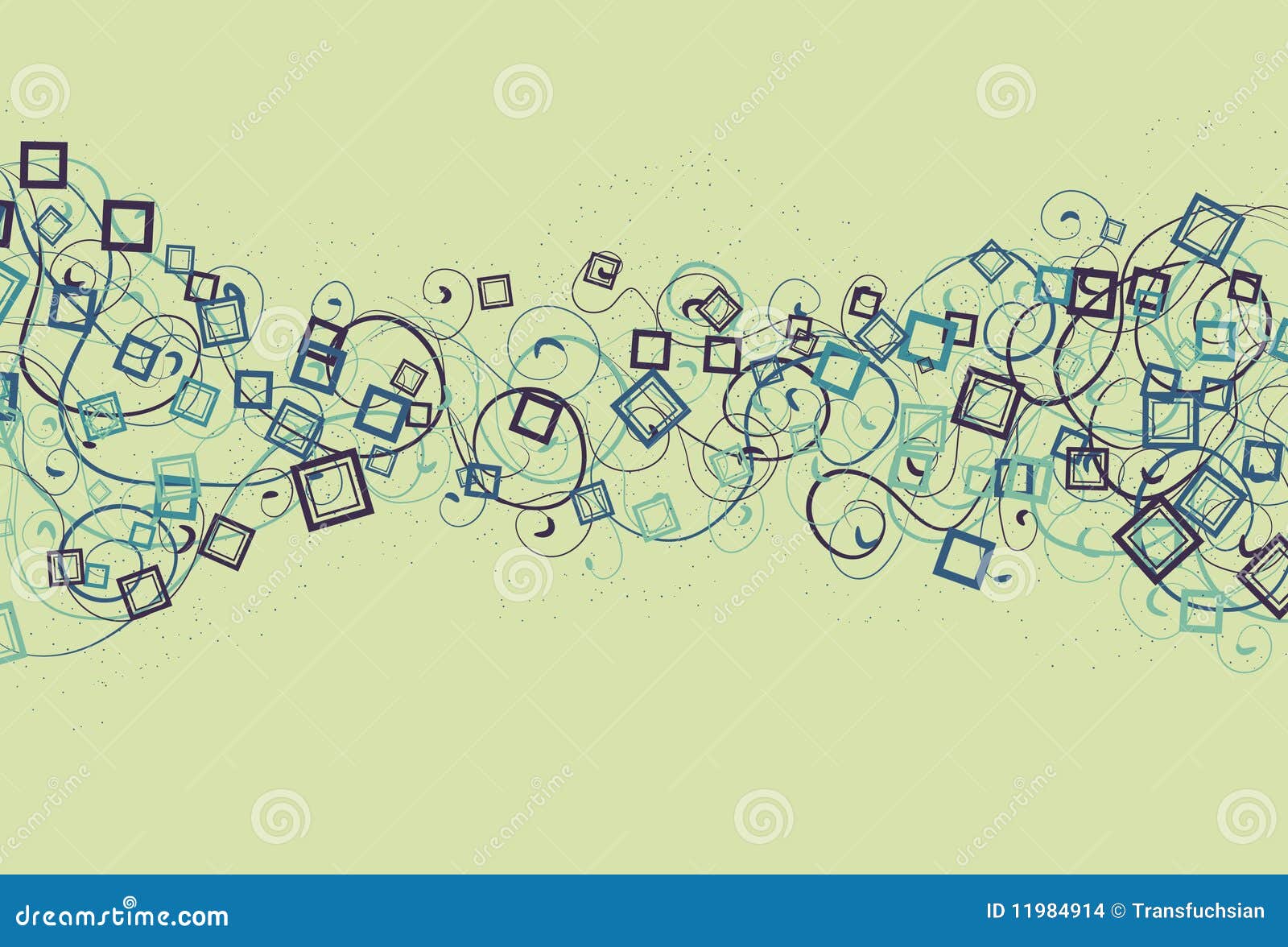 Messy Squares and Swirl Background Stock Vector - Illustration of swirl ...