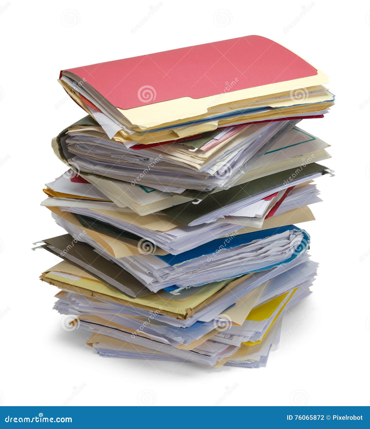 Messy Stack of Files stock photo. Image of office, messy - 76065872 Messy Stack of Files stock photo. Image of office, messy - 76065872