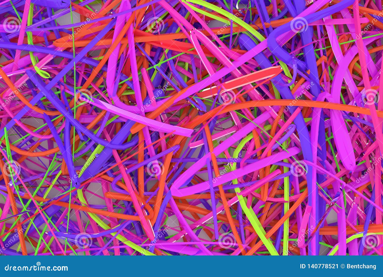 Messy Strings Virtual Backdrop. for Graphic Design or Background, CGI ...