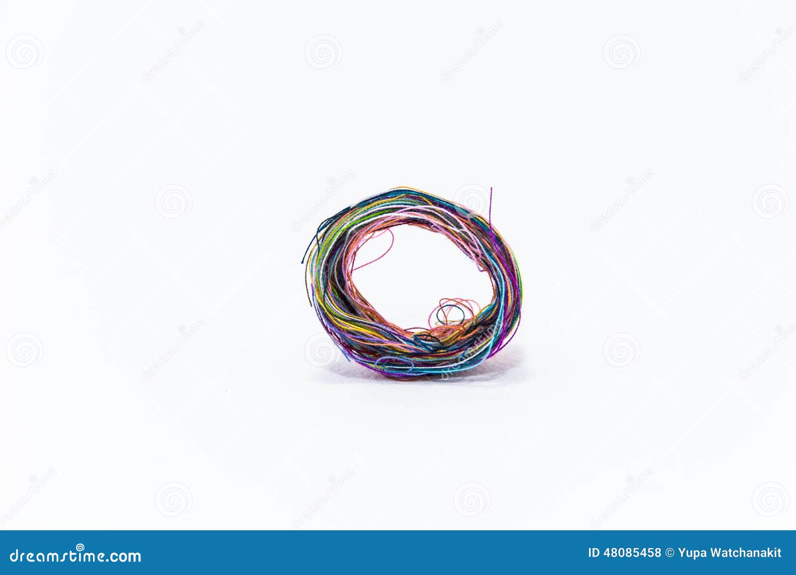 Messy of threads stock illustration. Illustration of cloth - 48085458