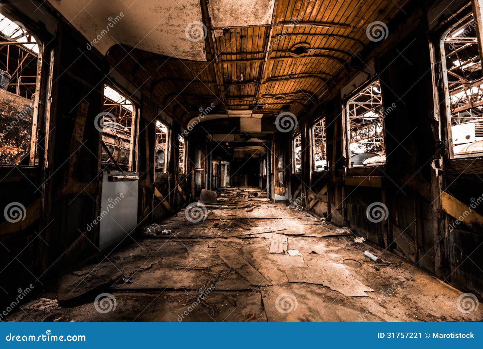 Messy vehicle interio stock image. Image of broken, creepy - 31757221