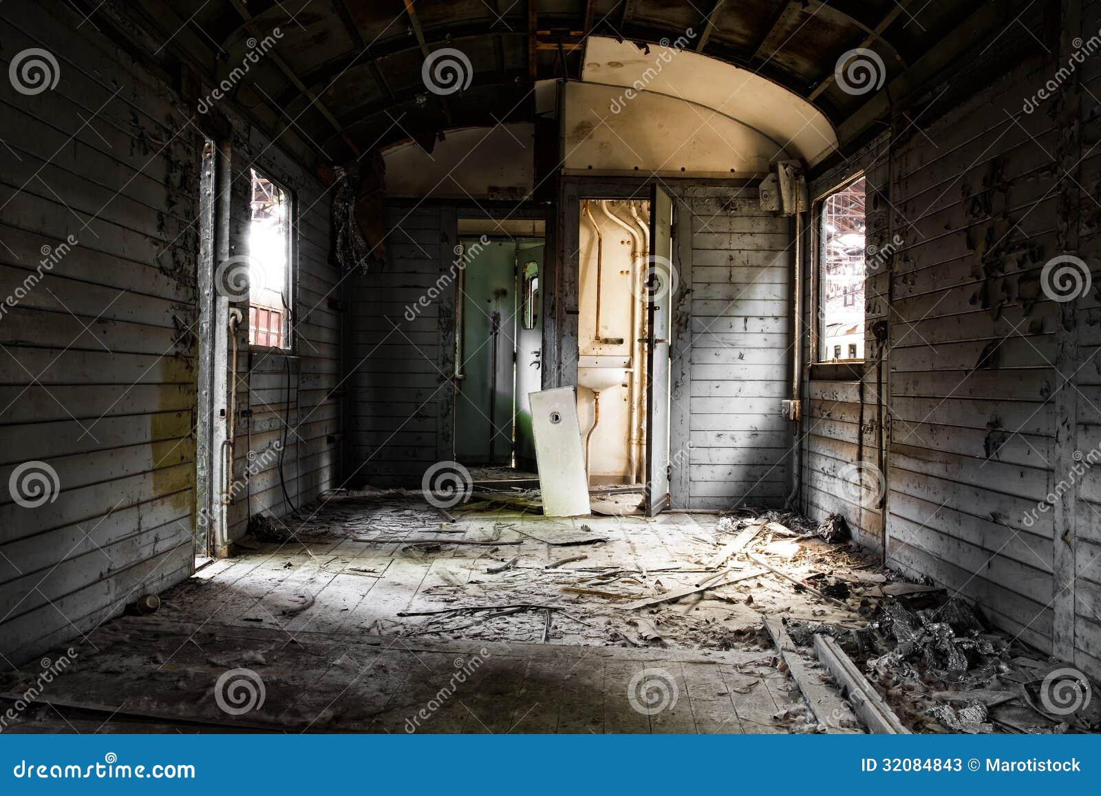 Messy vehicle interior stock image. Image of creepy, horror - 32084843