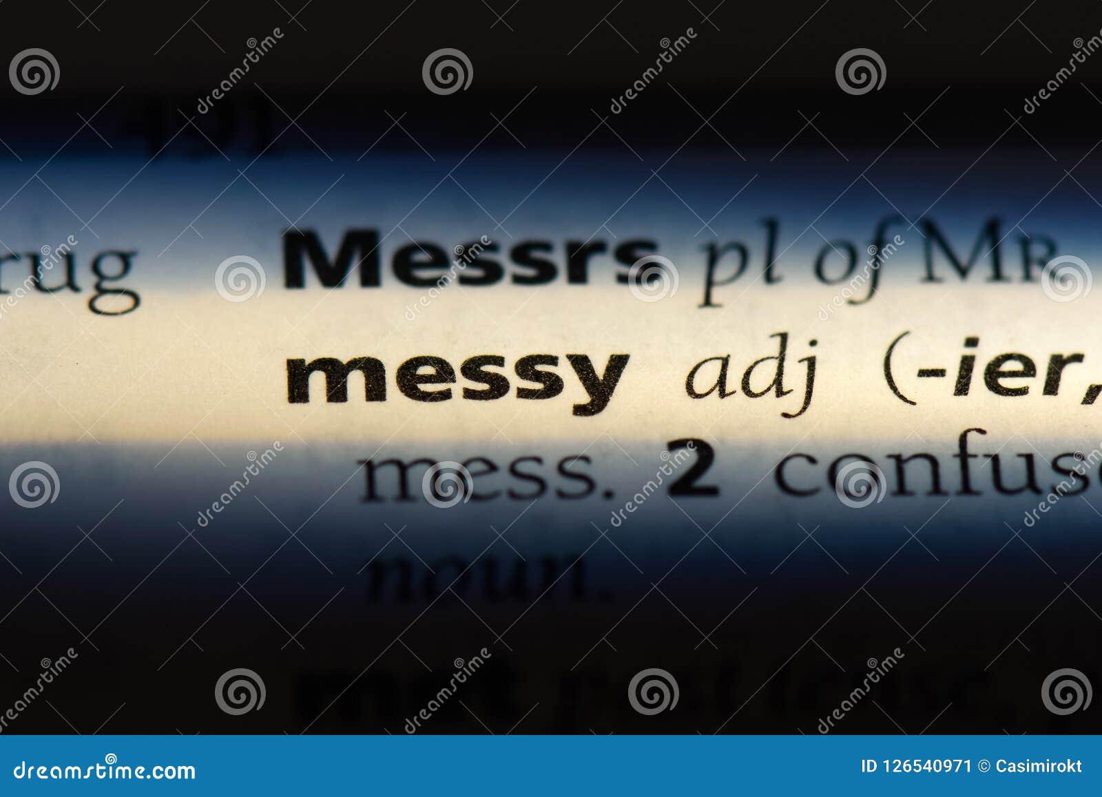 Messy stock image. Image of text, page, paper, macro - 126540971