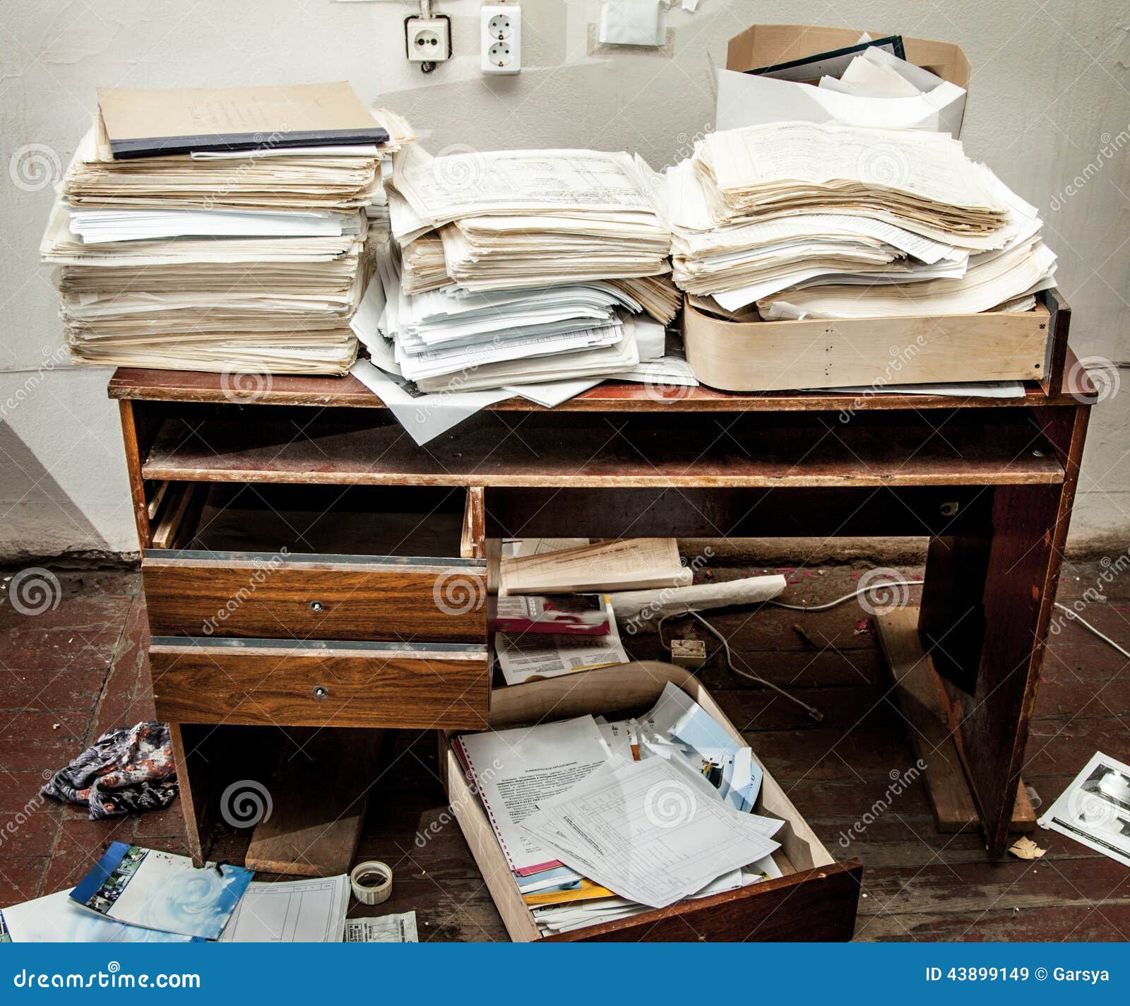 Messy workplace stock image. Image of paperwork, office - 43899149