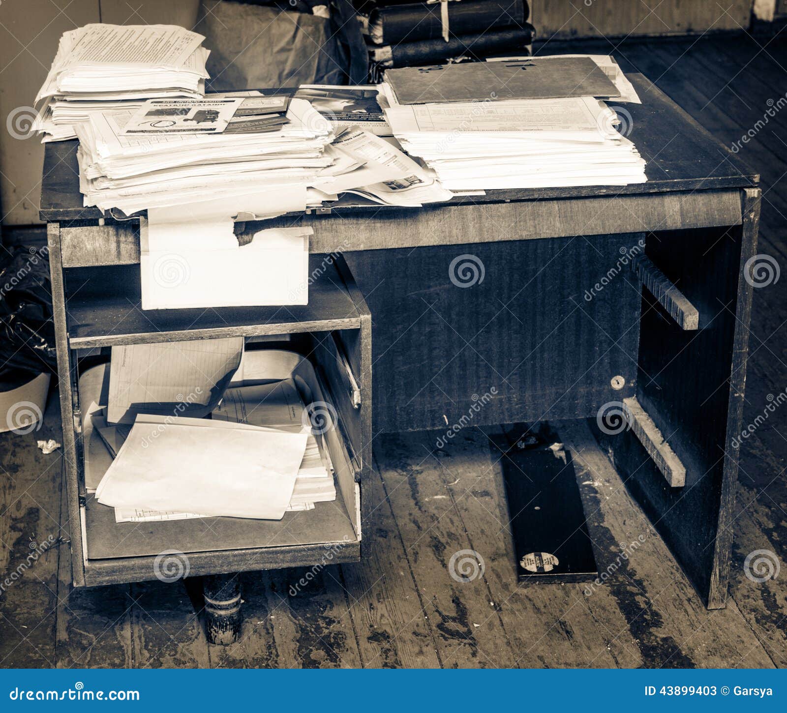 Messy workplace stock image. Image of work, paper, closeup - 43899403