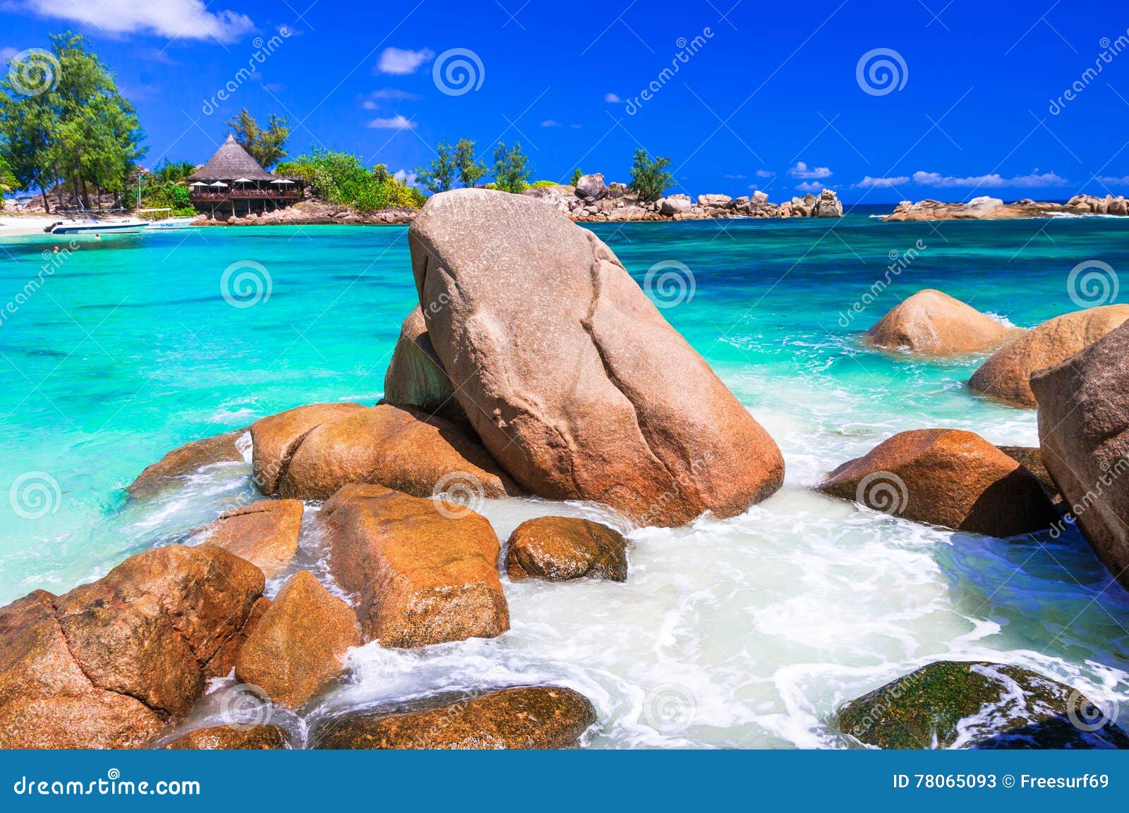 Mest Härlig Tropiska Stränder - Seychellerna öar Fotografering för Bildbyråer - Bild av natur ...