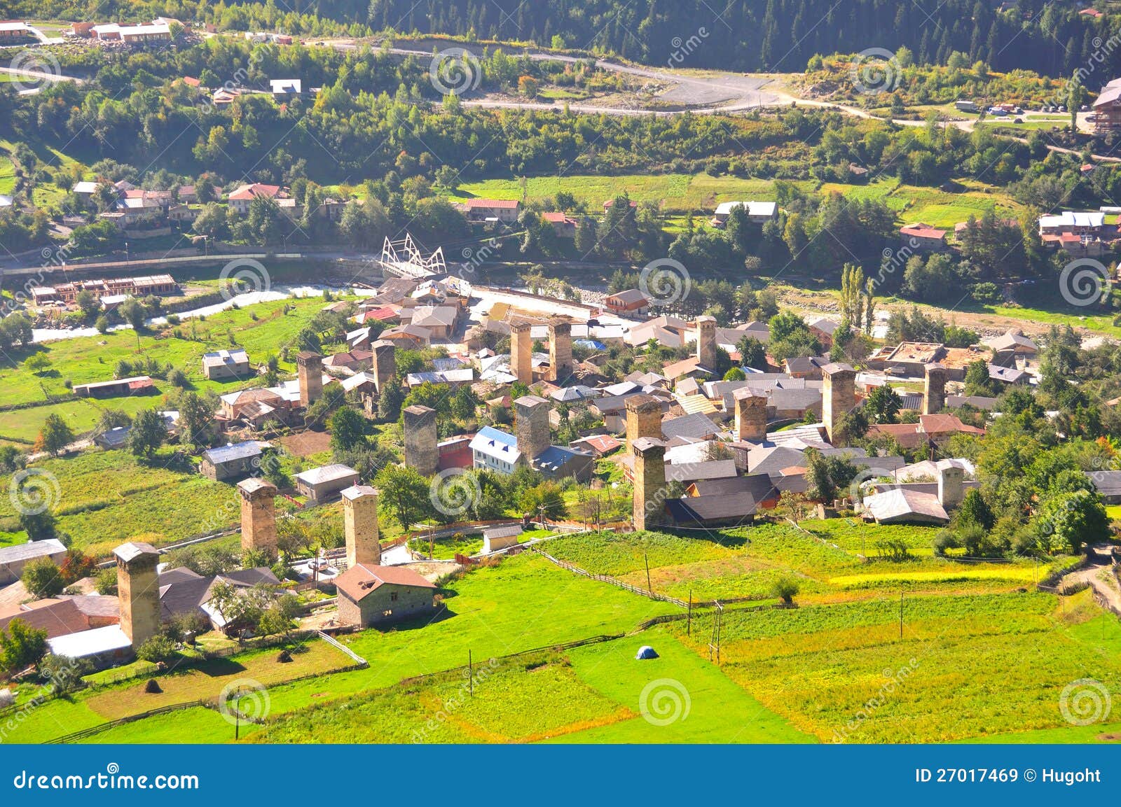 Mestia, Svaneti Georgia stock image. Image of alpine - 27017469