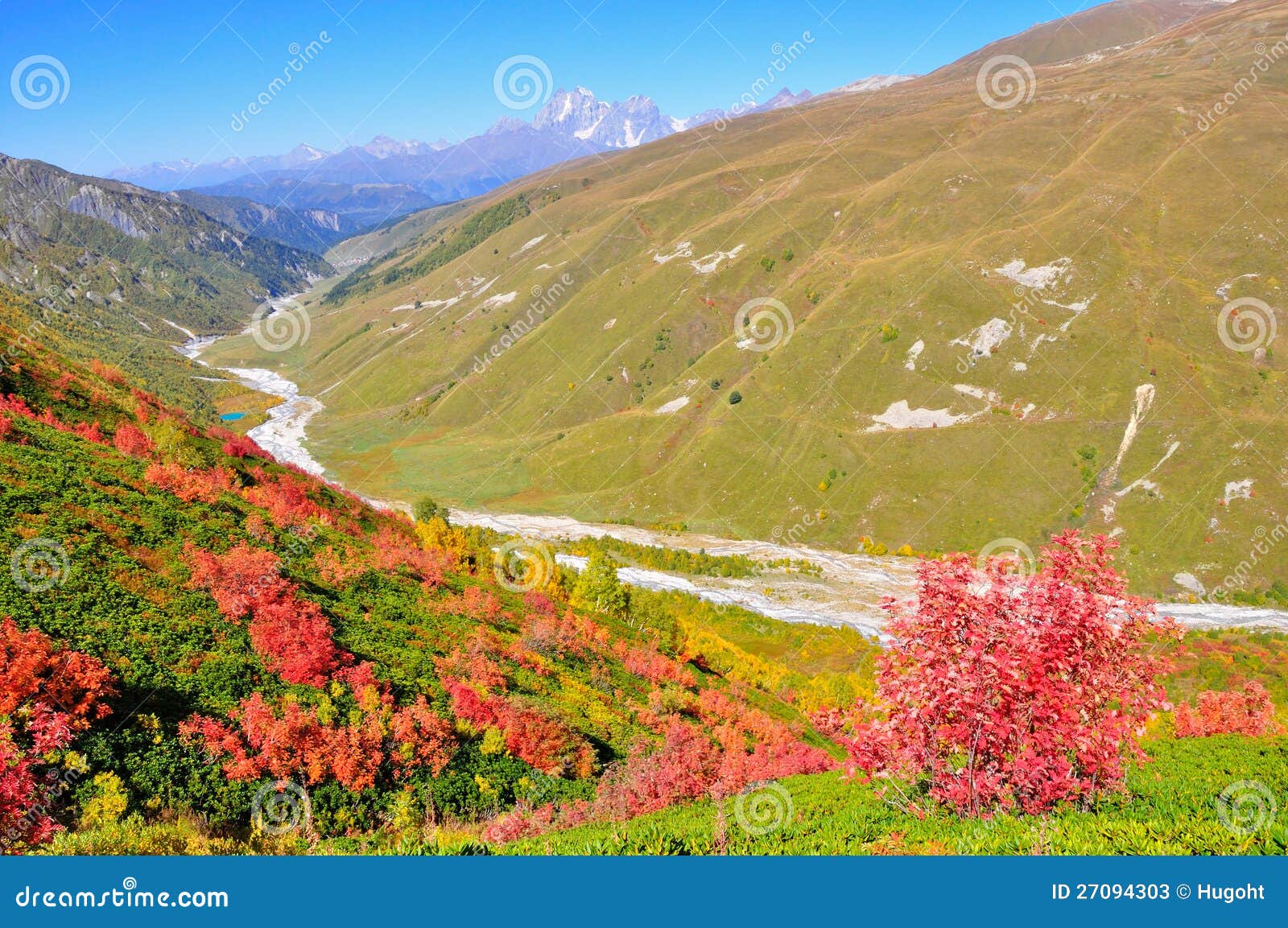 Mestia-Ushguli Trek, Svaneti Georgia Stock Image - Image of georgian ...