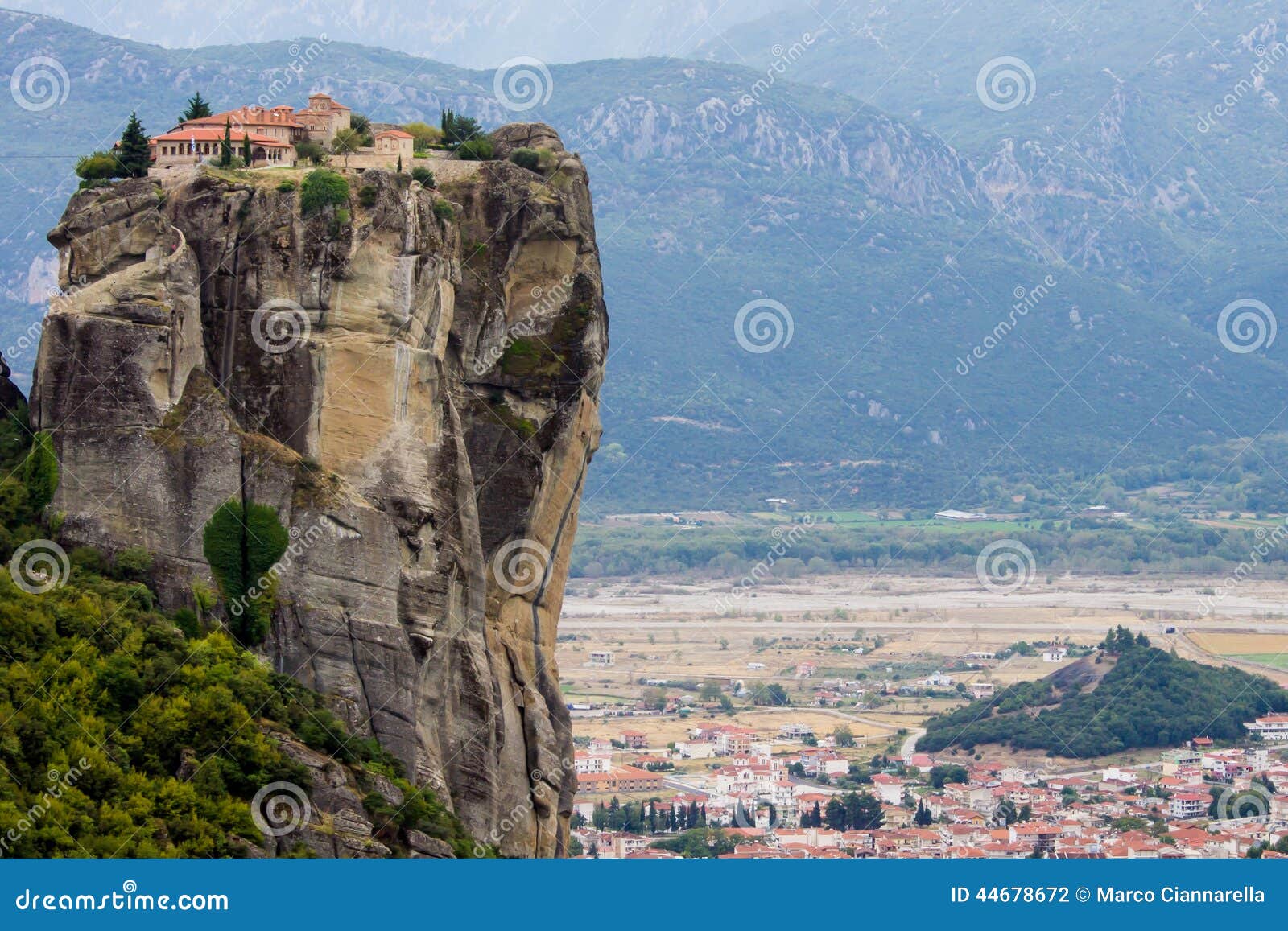 The MetÃ©ora stock photo. Image of tourist, monasteries - 44678672