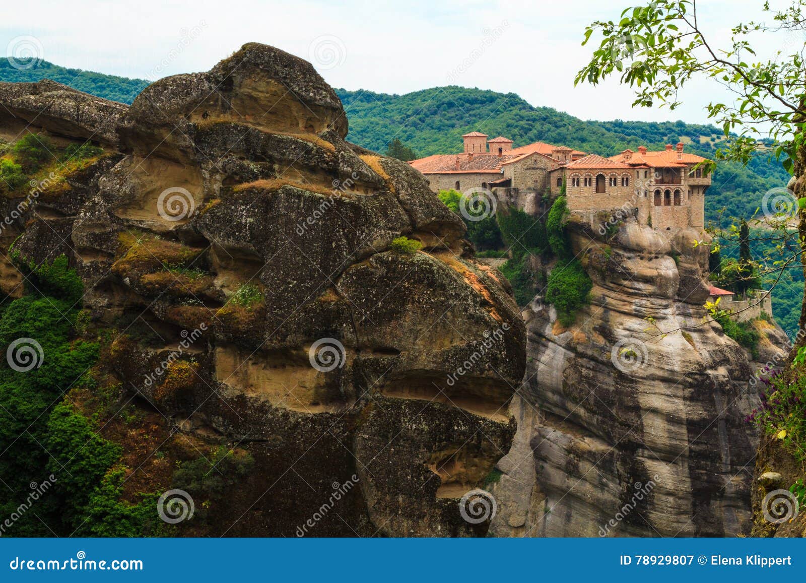 The MetÃ©ora Monasteries stock image. Image of religion - 78929807