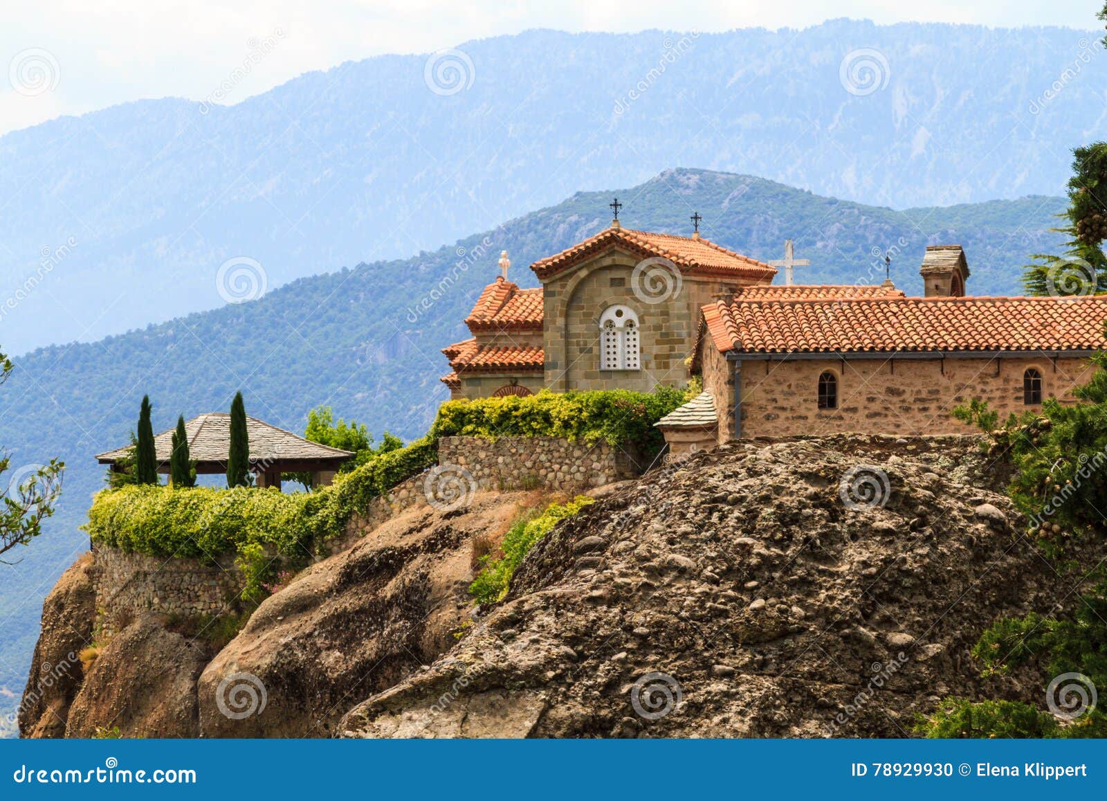 The MetÃ©ora Monasteries stock photo. Image of unesco - 78929930