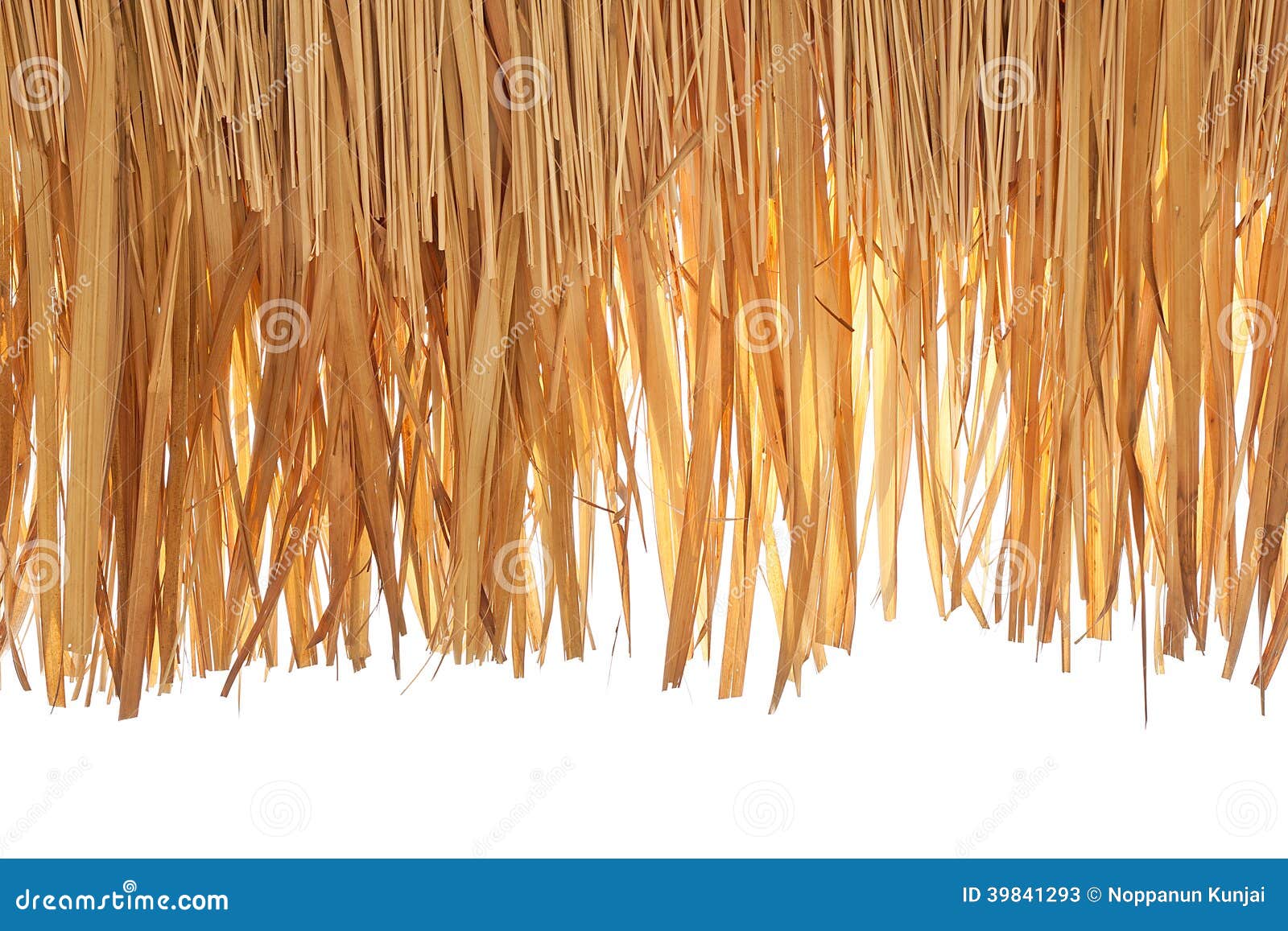 Met stro bedek dak stock afbeelding. Image of gras, patroon - 39841293