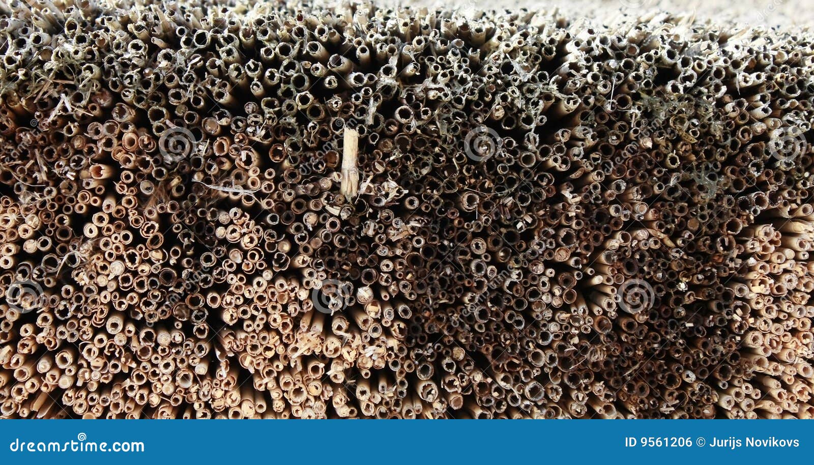 Met stro bedek daktextuur stock foto. Image of patroon - 9561206