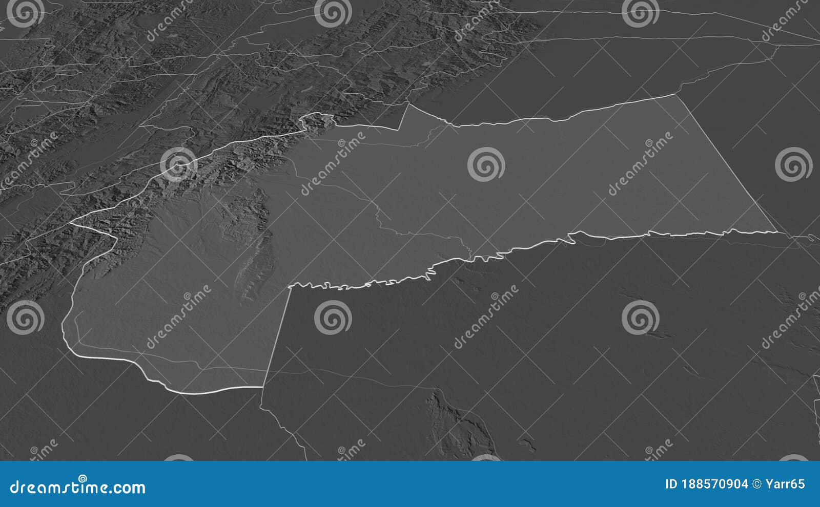 Meta, Colombia - Outlined. Bilevel Stock Illustration - Illustration of ...