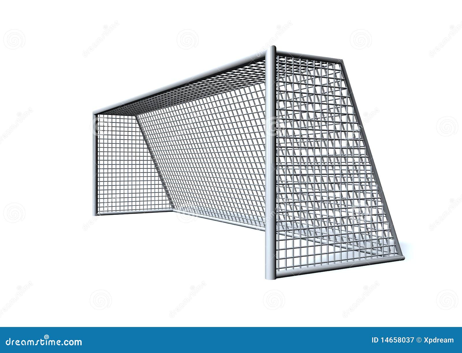 Meta del fútbol stock de ilustración. Ilustración de campo - 14658037