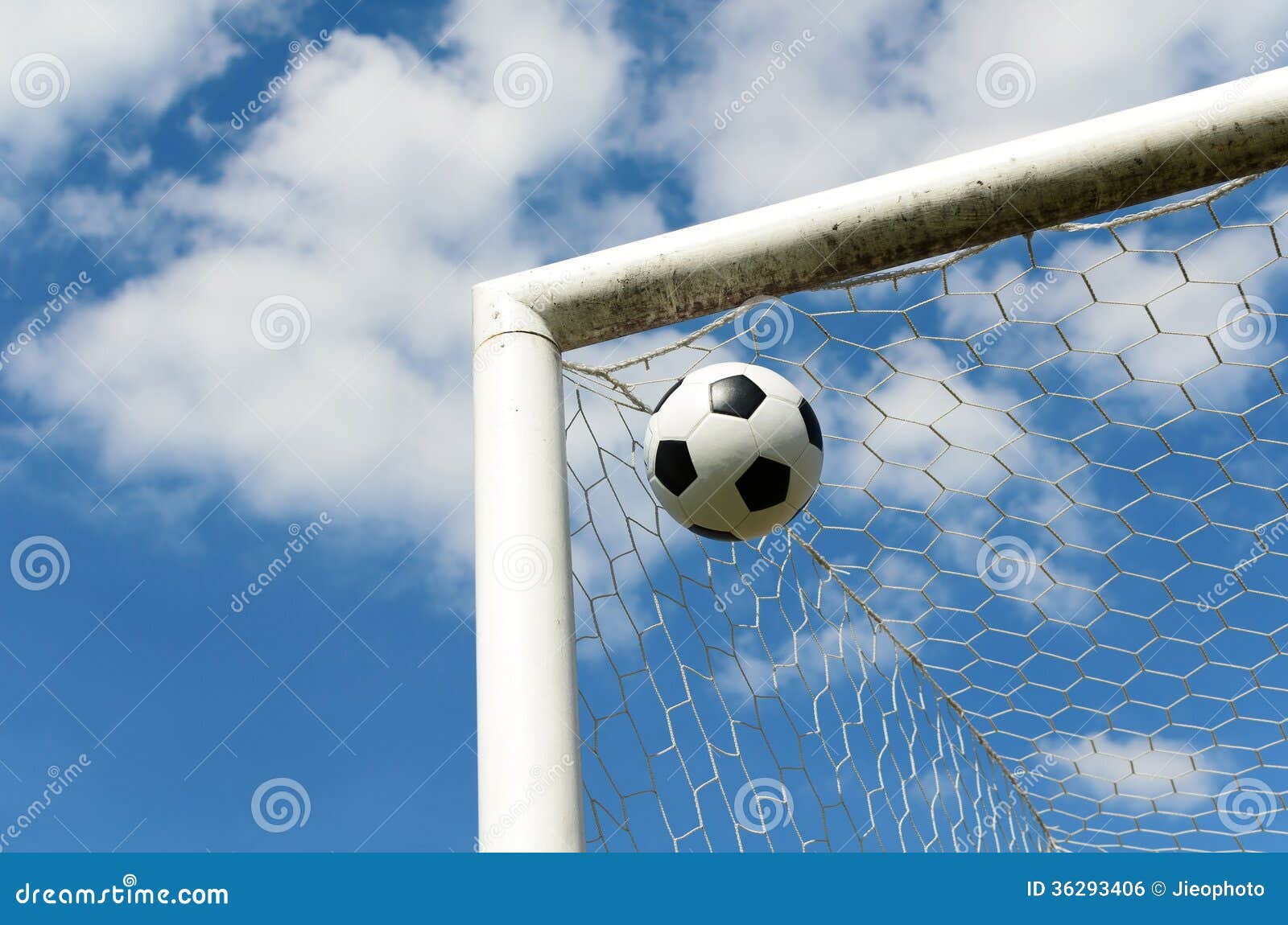 Meta del fútbol foto de archivo. Imagen de deporte, primer - 36293406