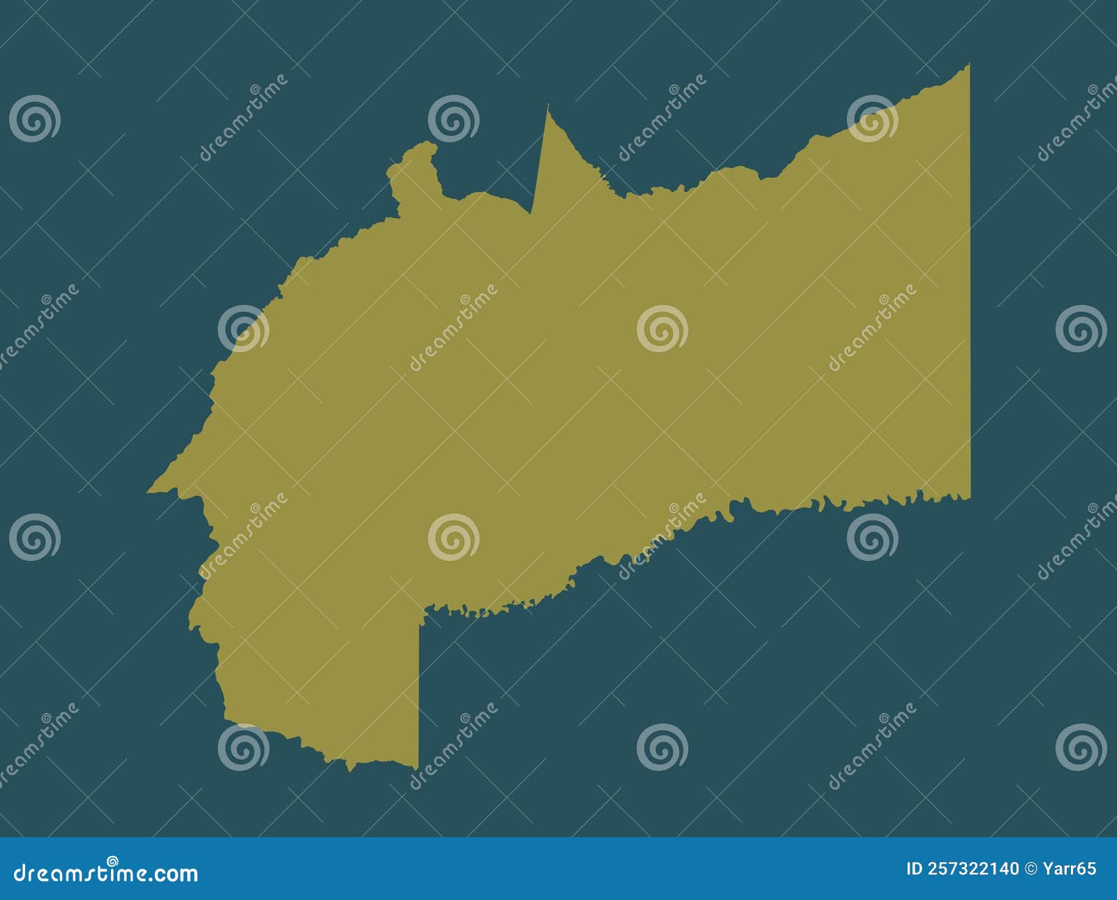 Meta, Colombia. Solid. No Legend Stock Illustration - Illustration of ...