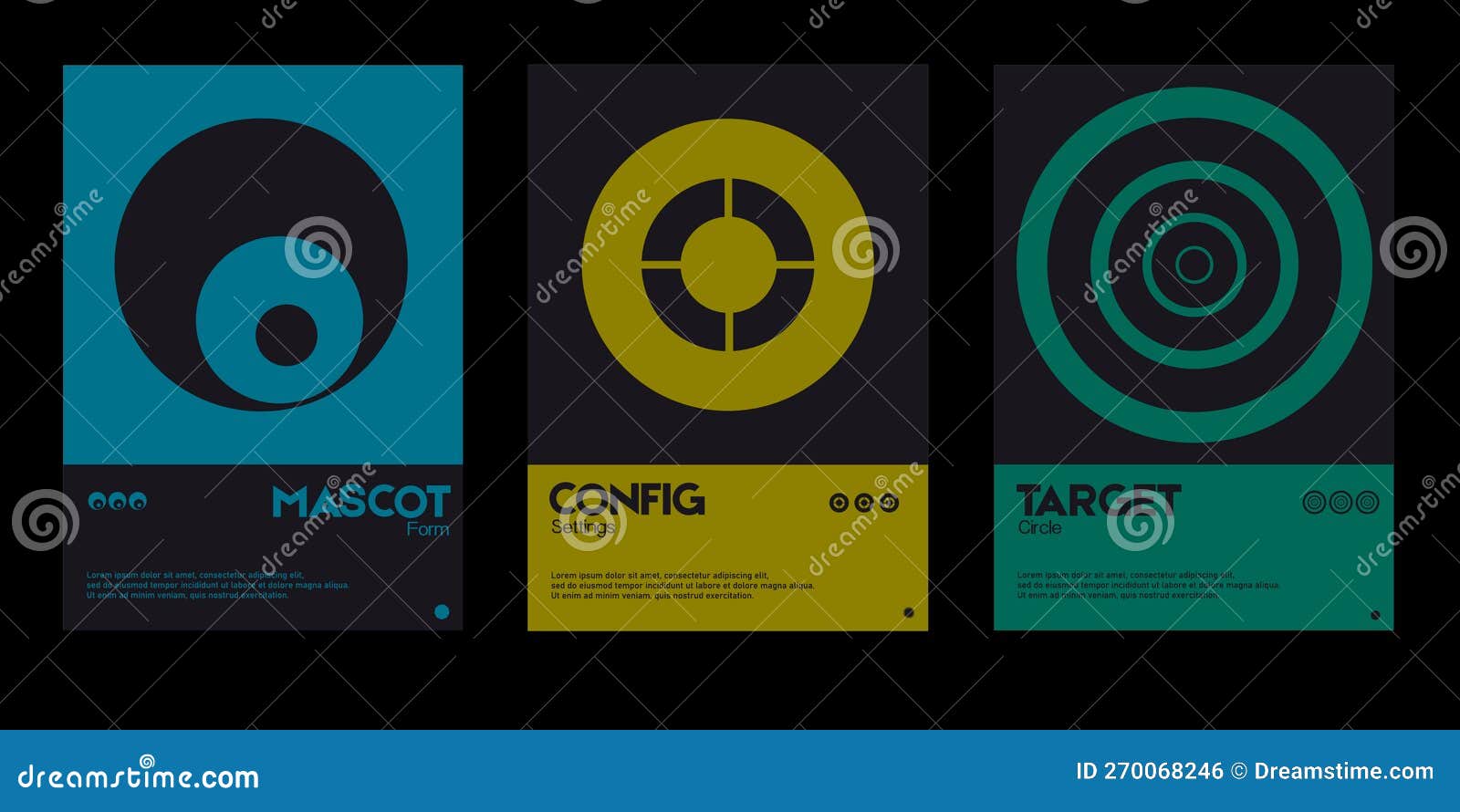 Meta Modern Aesthetics of Swiss Design Poster Collection Layout ...