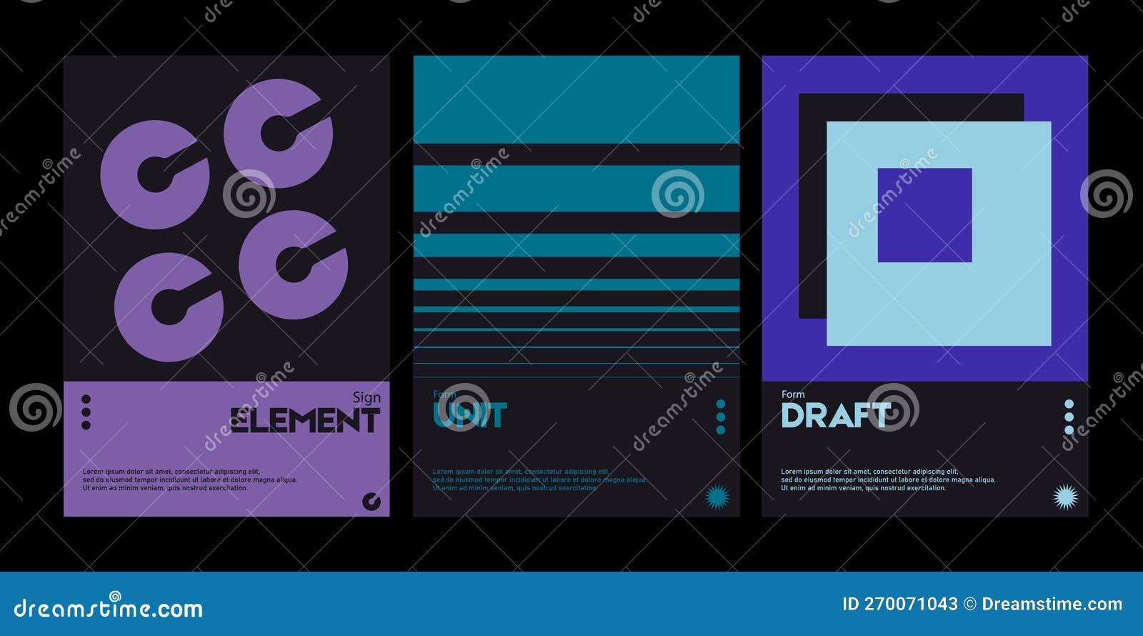 Meta Modern Aesthetics of Swiss Design Poster Collection Layout ...