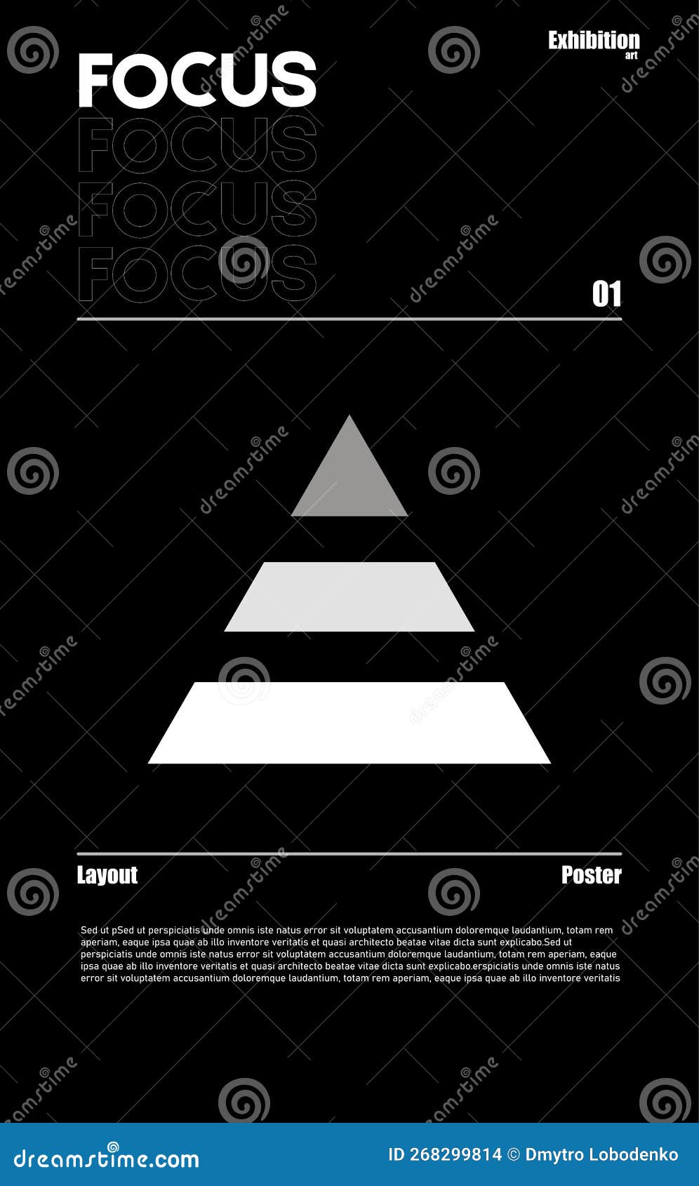 Meta Modern Aesthetics of Swiss Design Poster Layout. Stock Vector ...