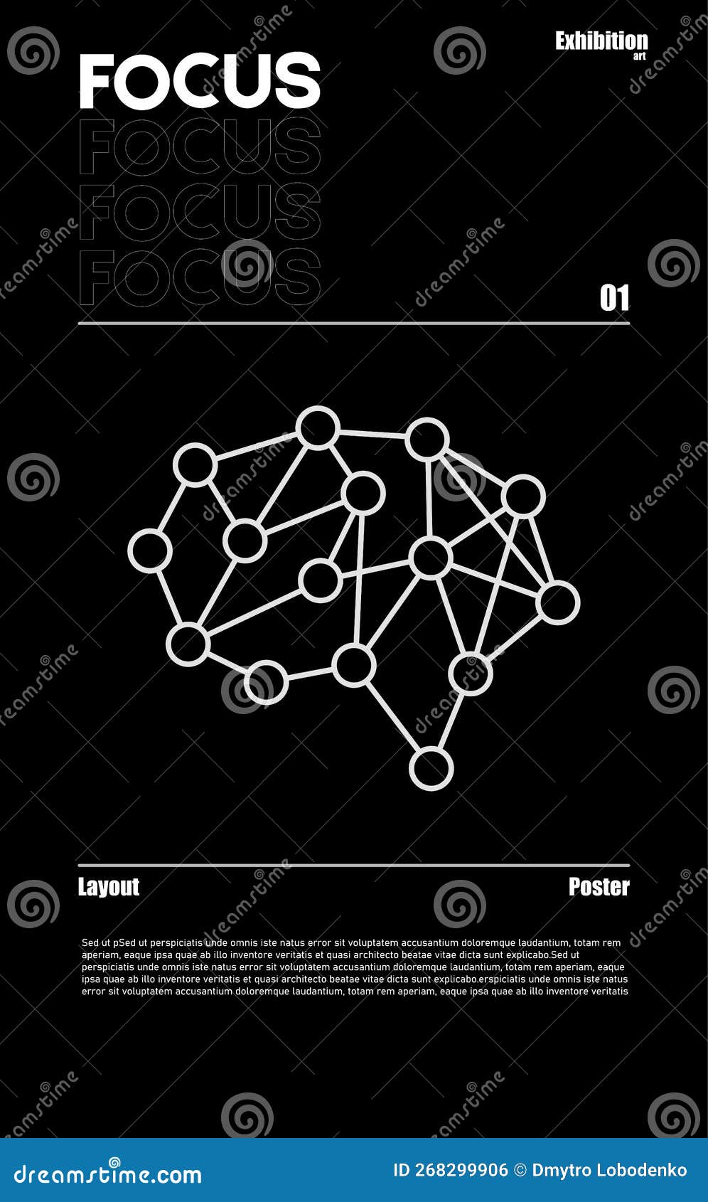 Meta Modern Aesthetics of Swiss Design Poster Layout. Stock Vector ...