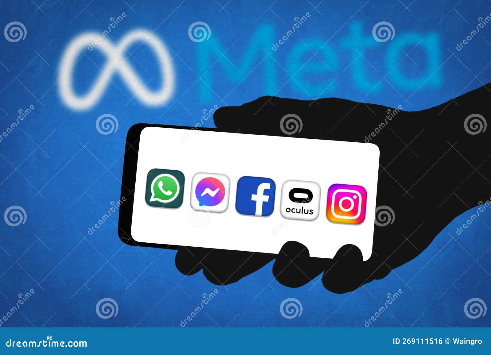 Meta Platforms Technology Conglomerate Editorial Photo - Image of ...