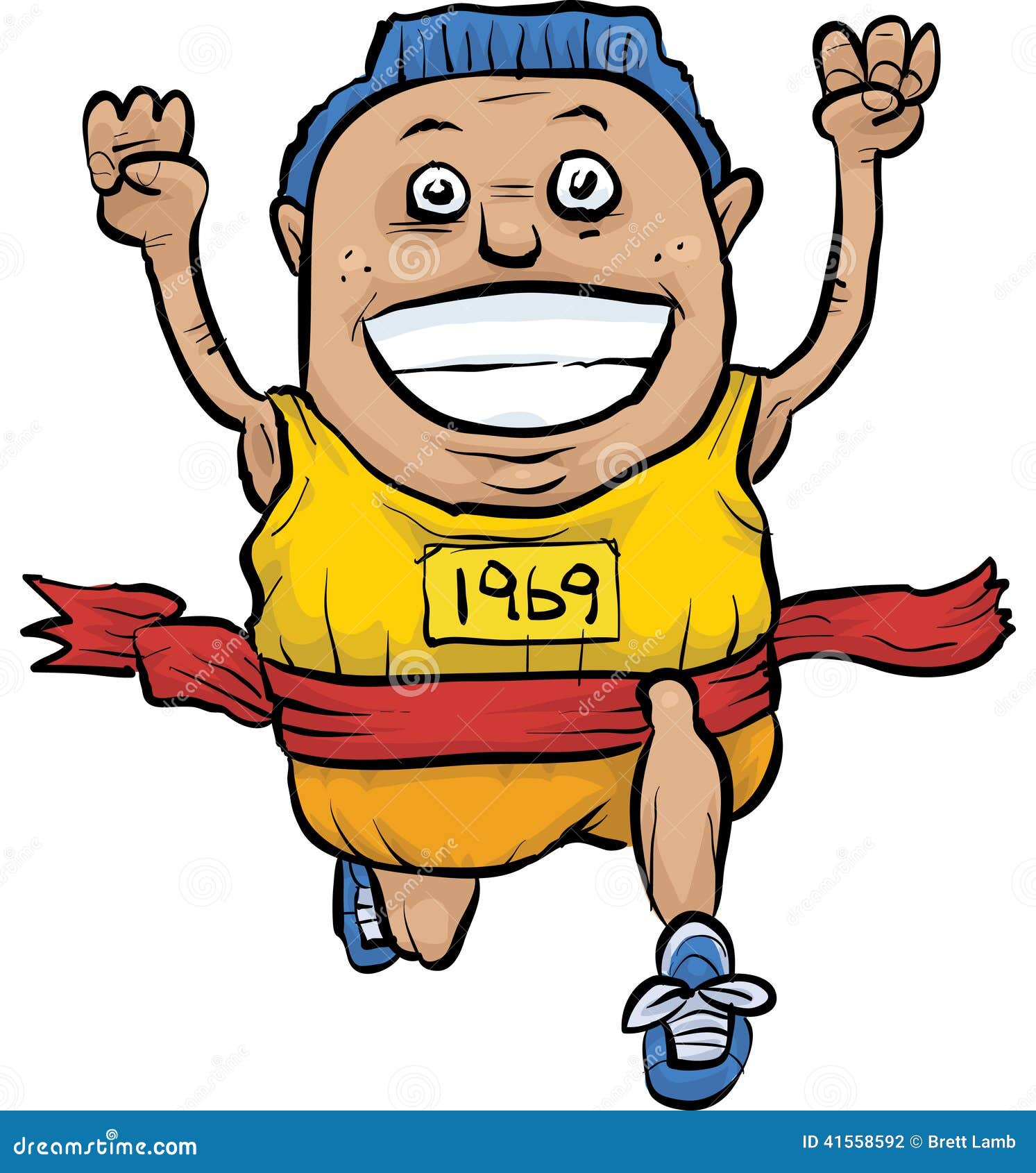 Meta running ilustração stock. Ilustração de treinamento - 41558592