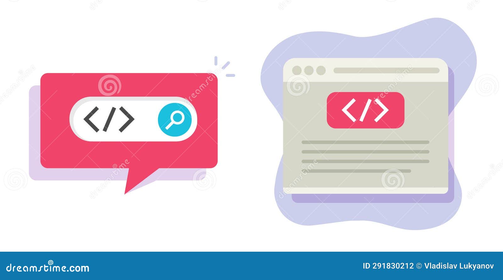 Meta Tag Metadata Script Code Icon Vector Graphic, Website Seo Semantic Browser Markup Source ...