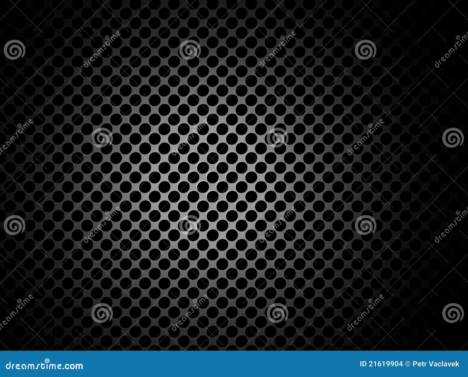 Metaal Textuur/patroon Met Gaten Stock Illustratie - Illustration of ...