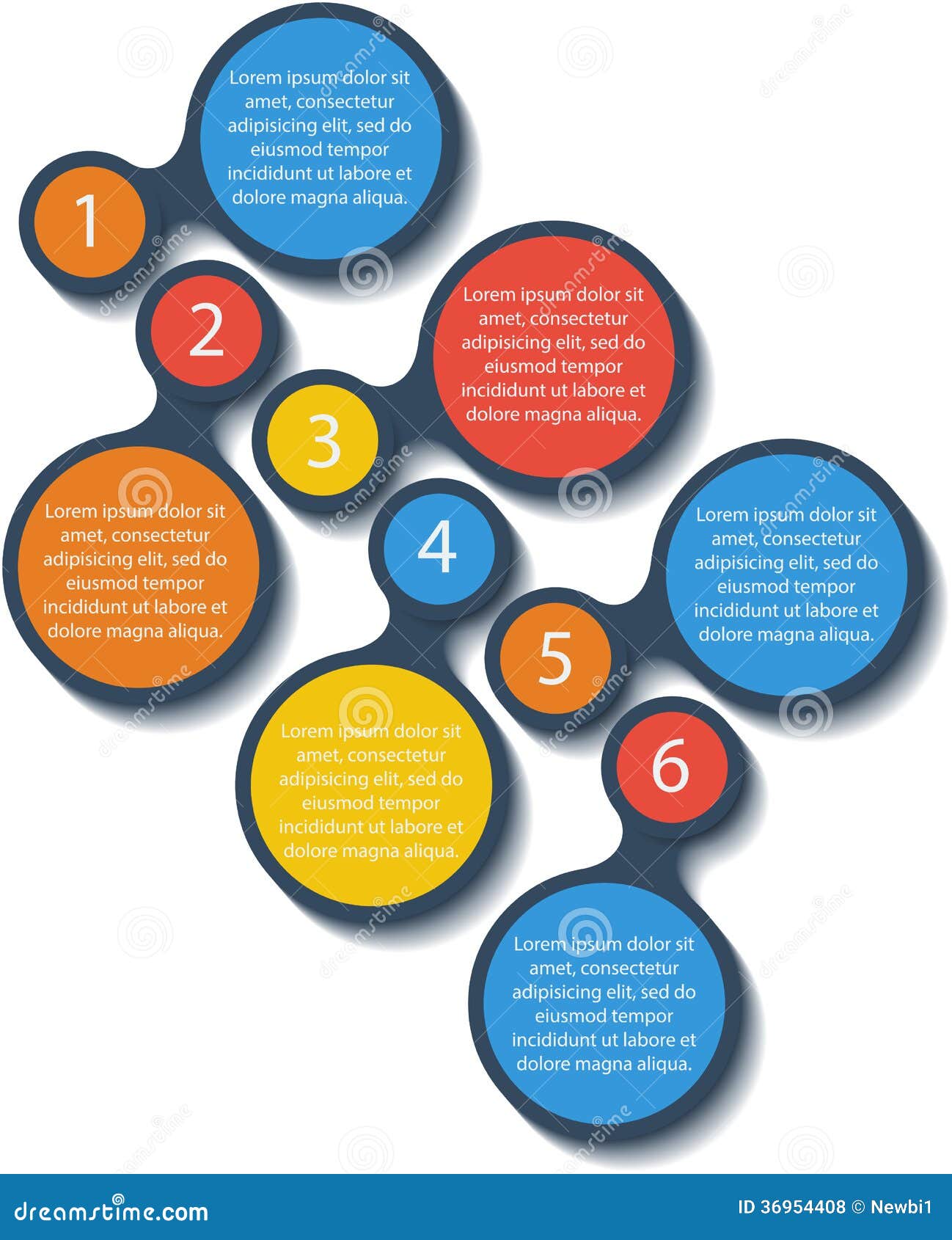 Metaball Infographic Element Vector Illustration | CartoonDealer.com ...