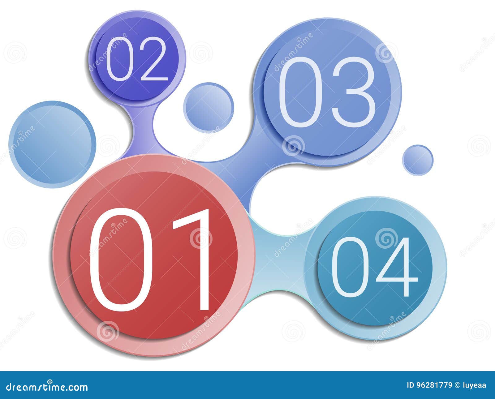 Metaball Infographic. Vector Stock Vector - Illustration of creative ...