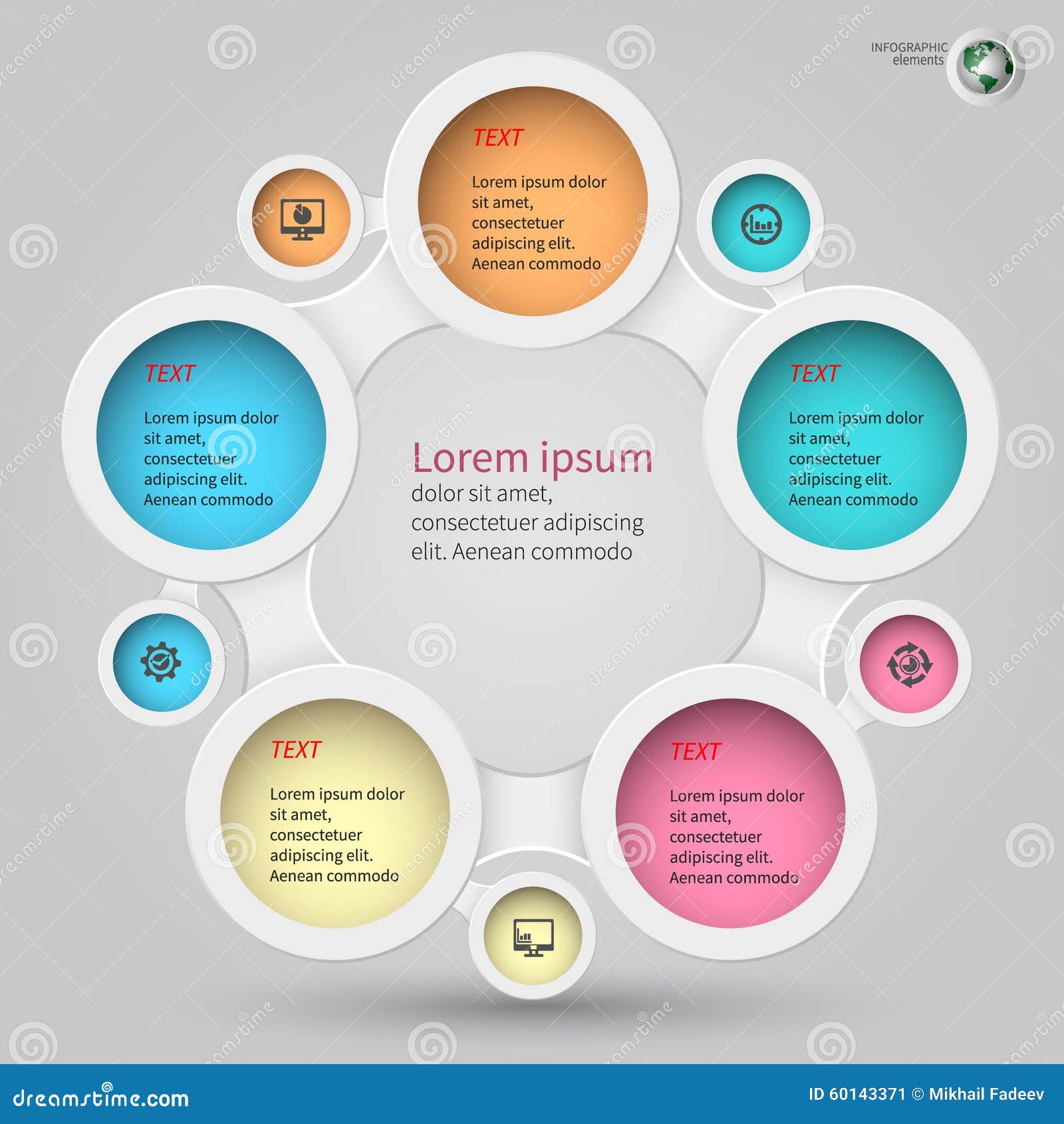 Metaball infographics 1 stock vector. Illustration of shape - 60143371