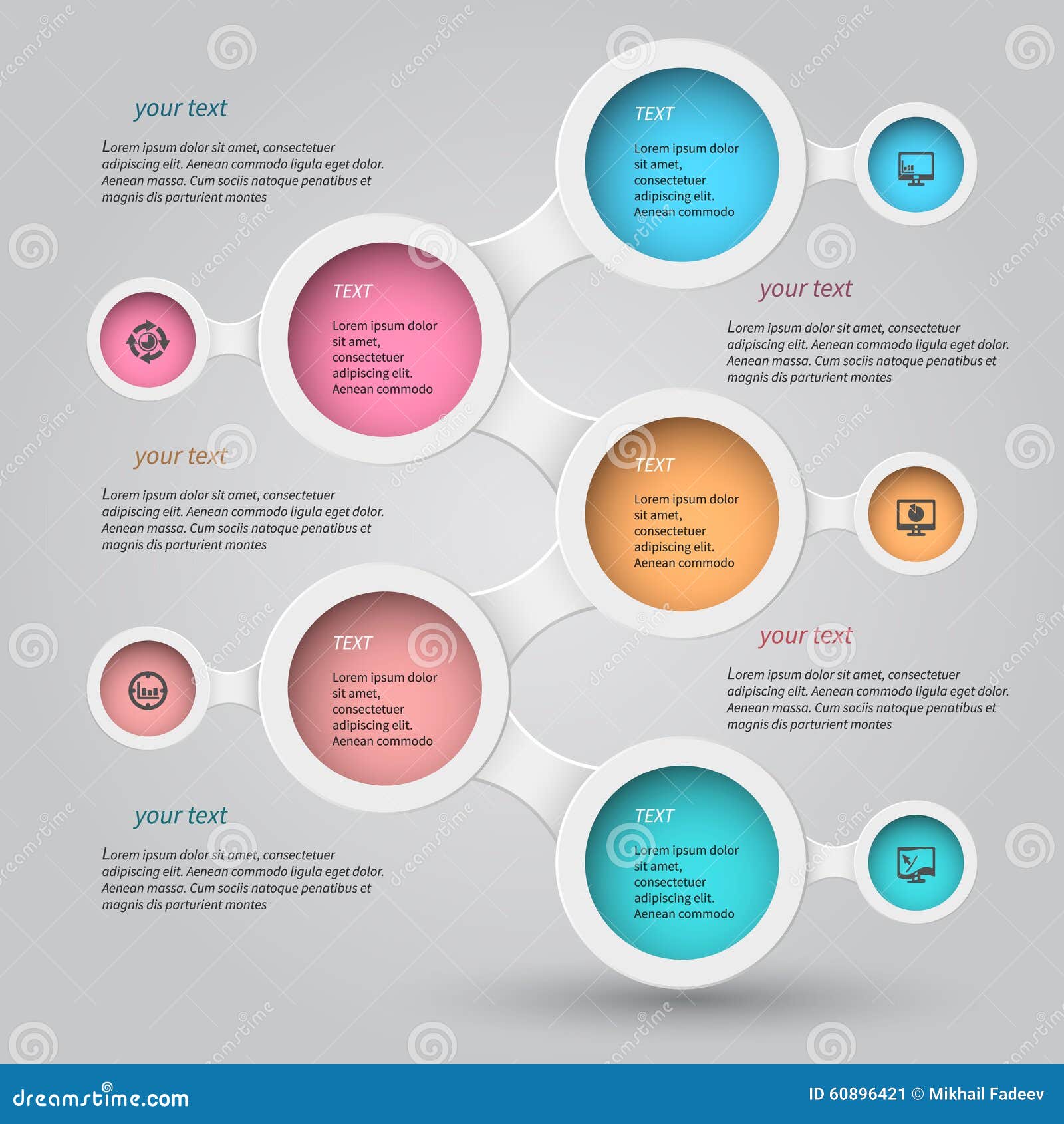 Metaball infographics 6 stock vector. Illustration of infographic ...