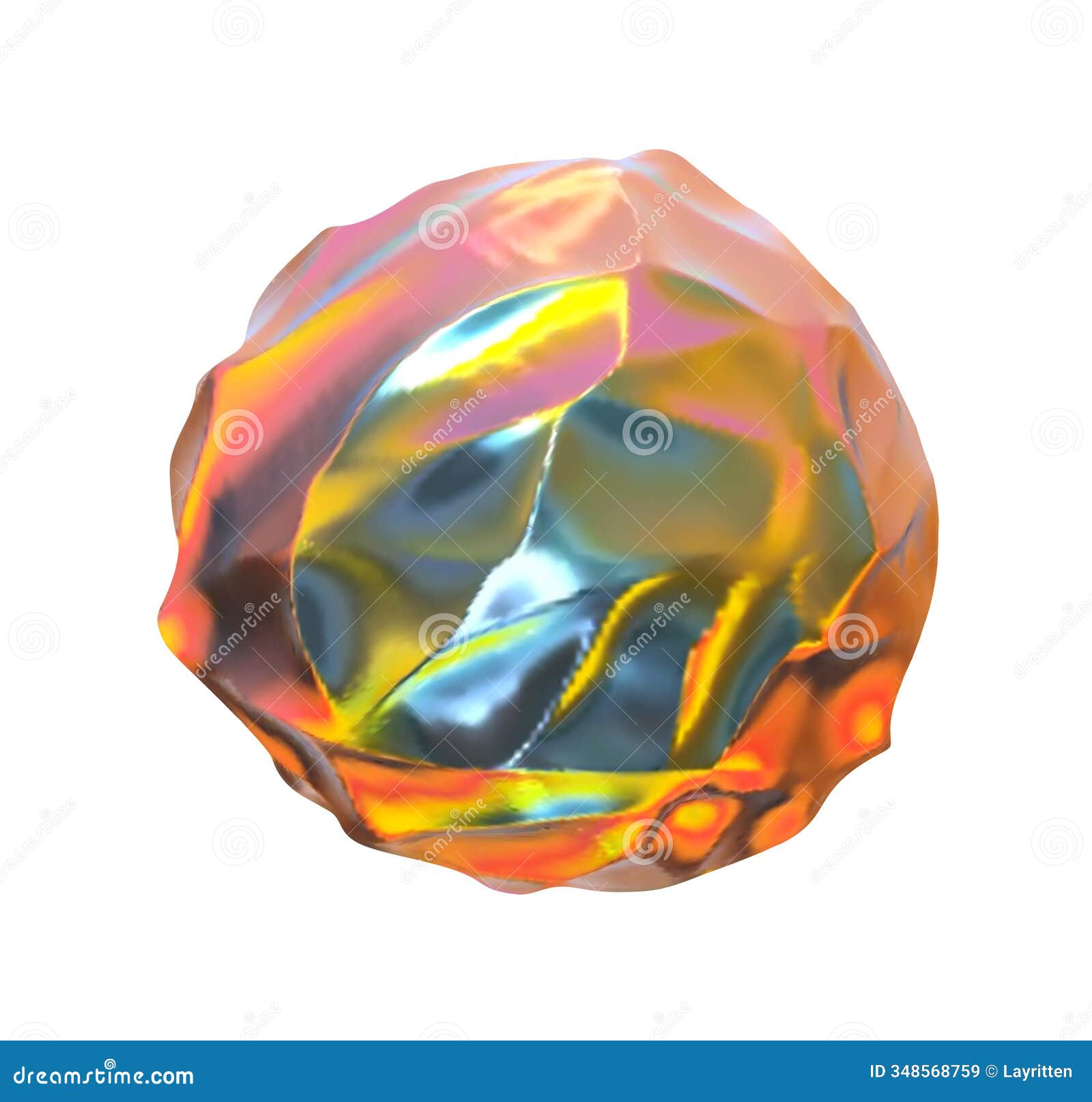 Metaball Shapes Of Objects Realistic 3d Design Iron Gradient ...