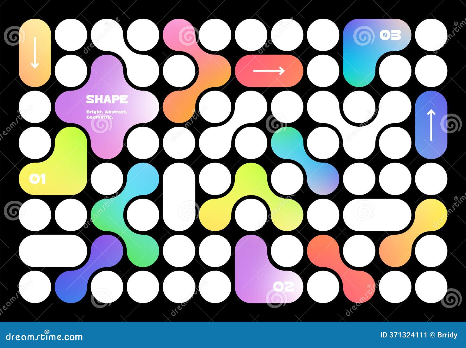 Abstract Blob Background, Modern Blob Business Card Design, Thank You ...