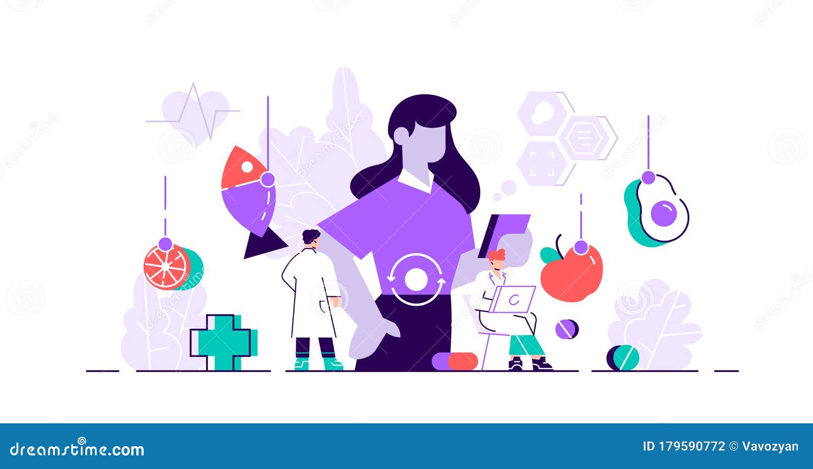 Metabolism Vector Illustration Stock Vector - Illustration of ...