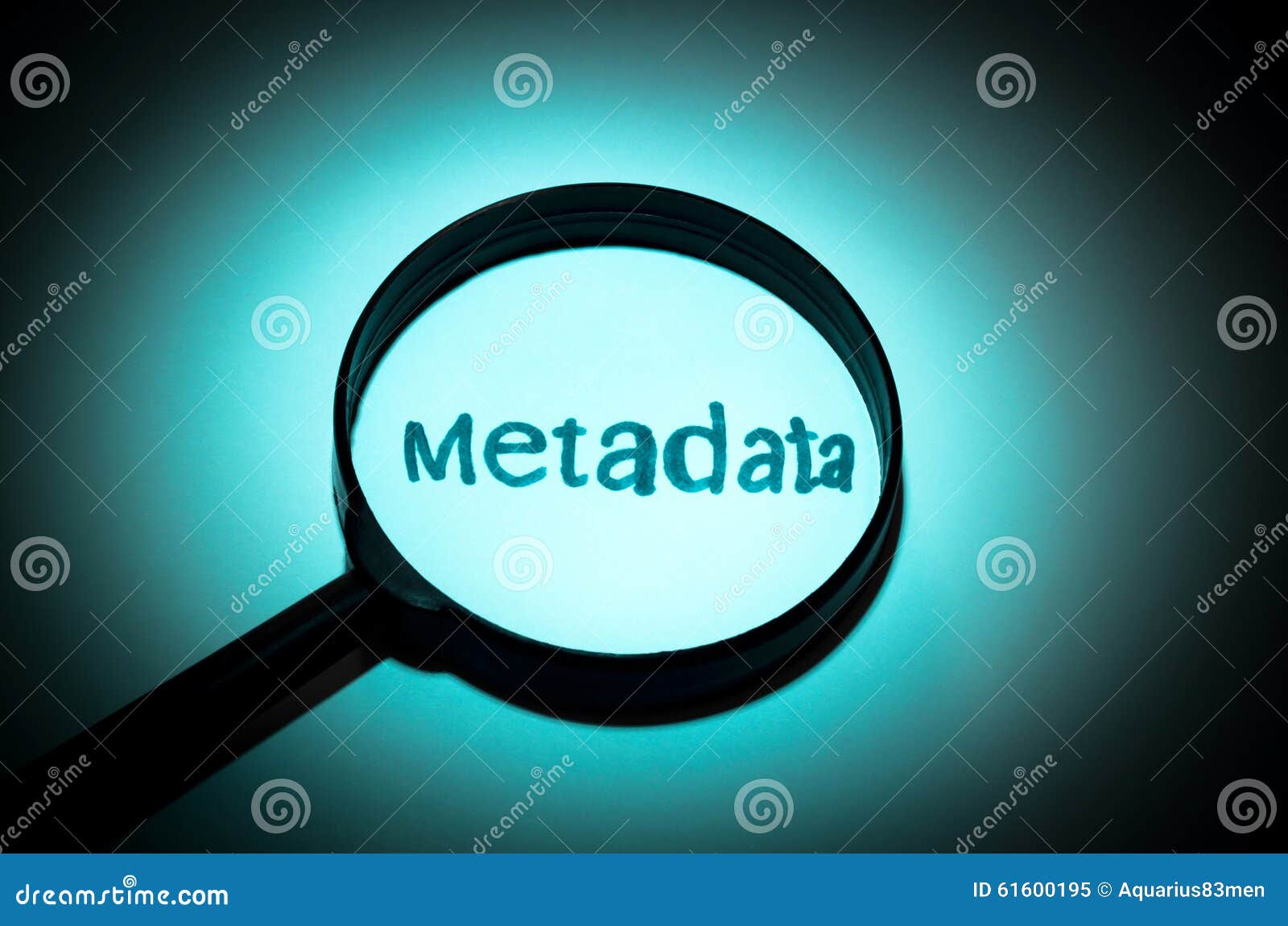 Metadata stock image. Image of medium, loupe, backgrounds - 61600195